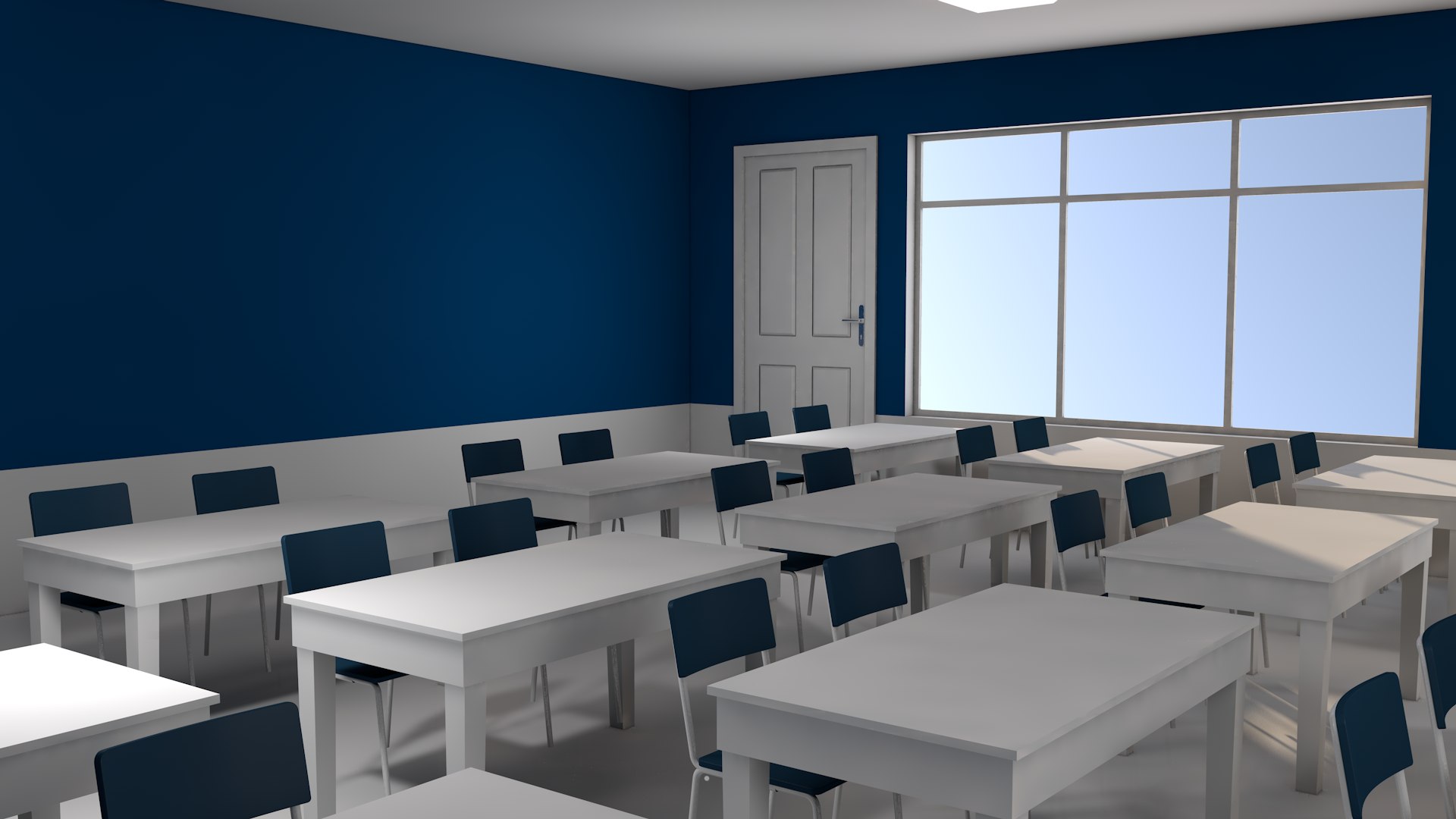 3D Class Room - TurboSquid 2353029