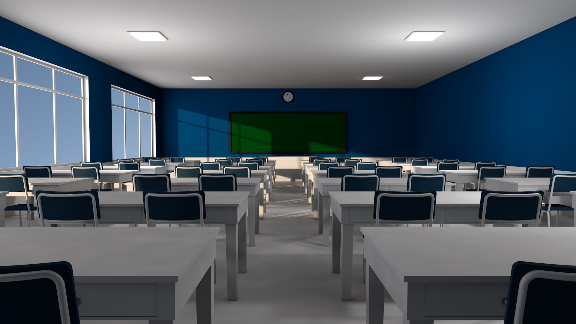 3D Class Room - TurboSquid 2353029