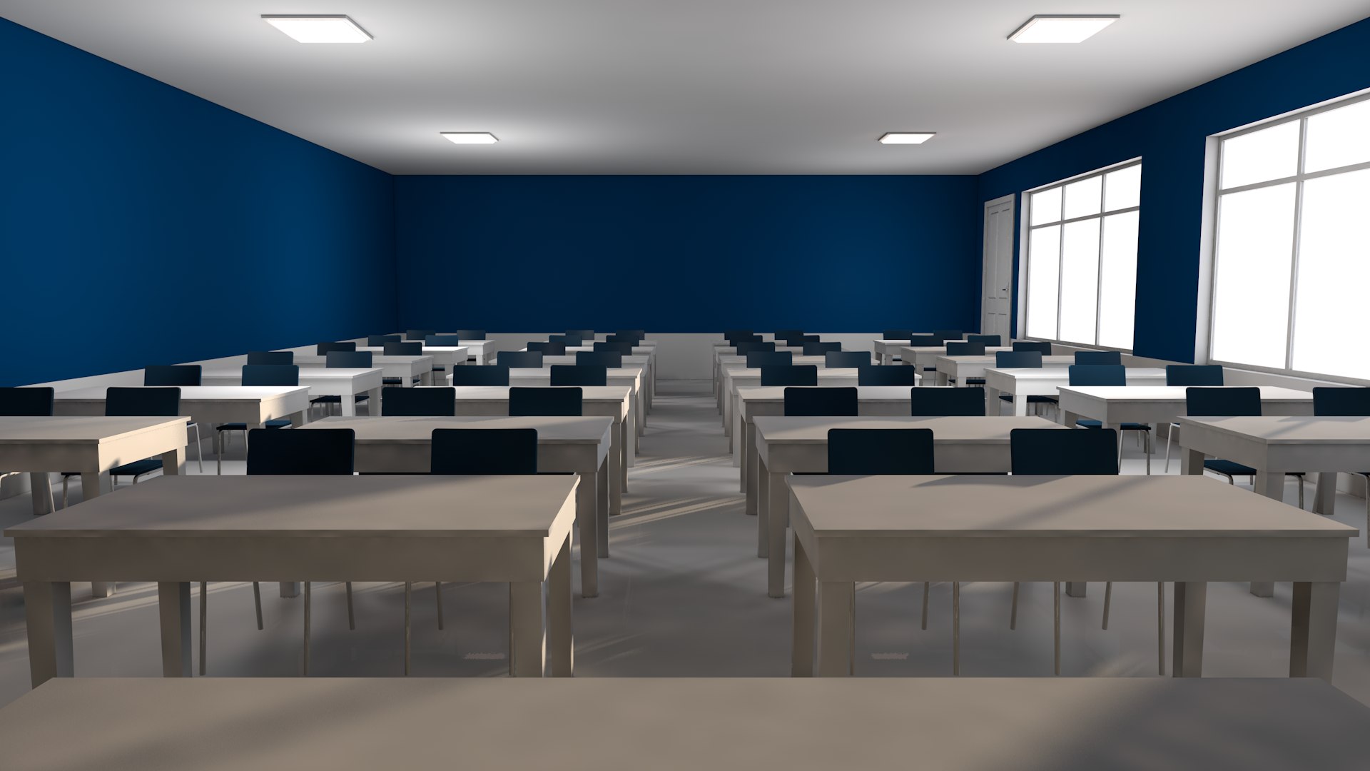 3D Class Room - TurboSquid 2353029