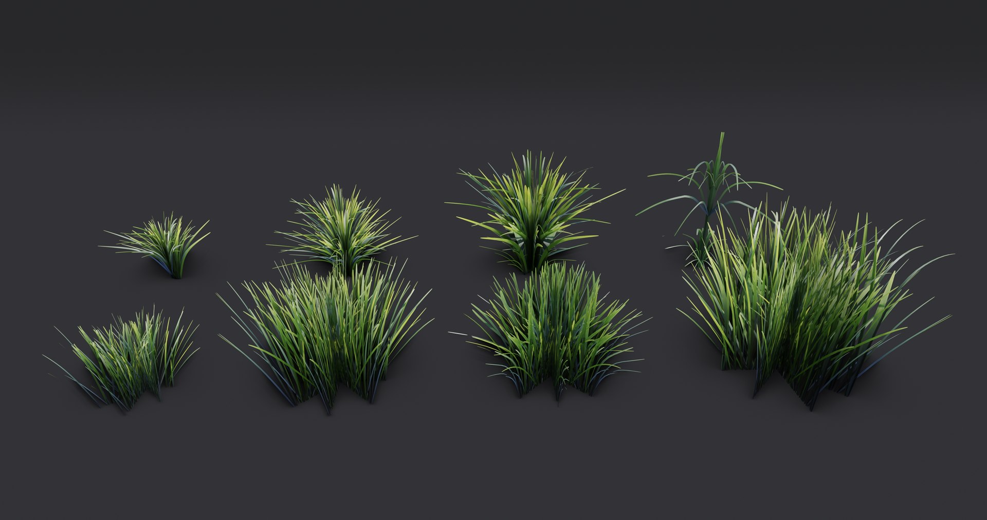 Grass Pack Model - TurboSquid 1637108