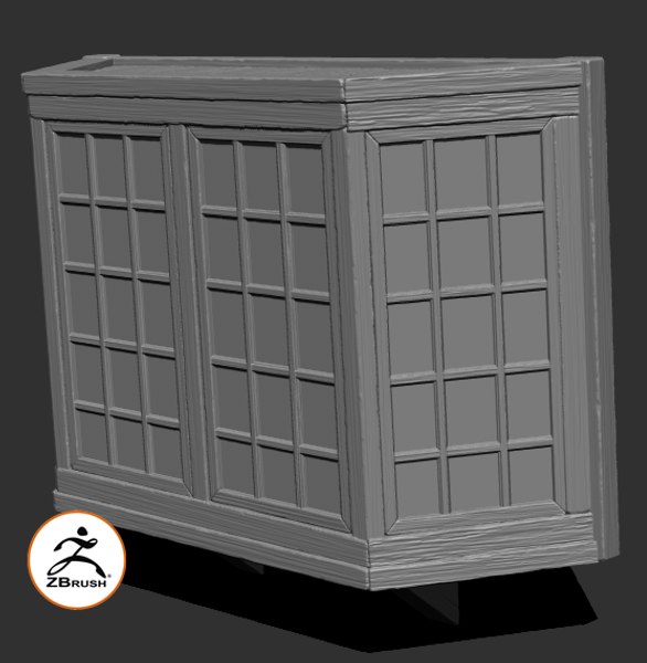Medieval bay window wood 3D model - TurboSquid 1412651