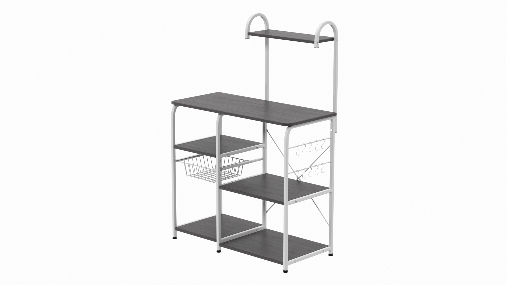 3D Multipurpose Kitchen Bakers Rack - TurboSquid 1576875
