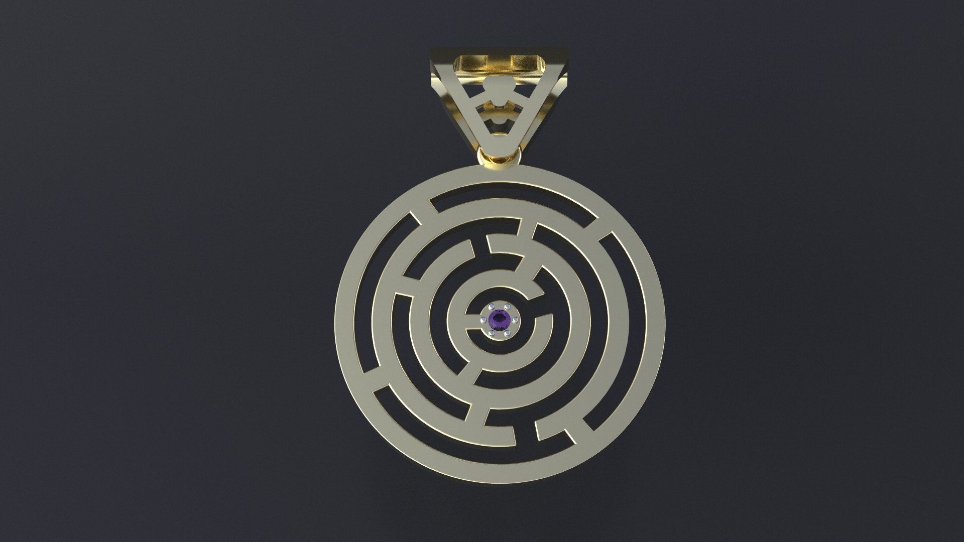 Pendant Cercle Mazefor CNC Or 3D Print Model 3D Model - TurboSquid 1994455
