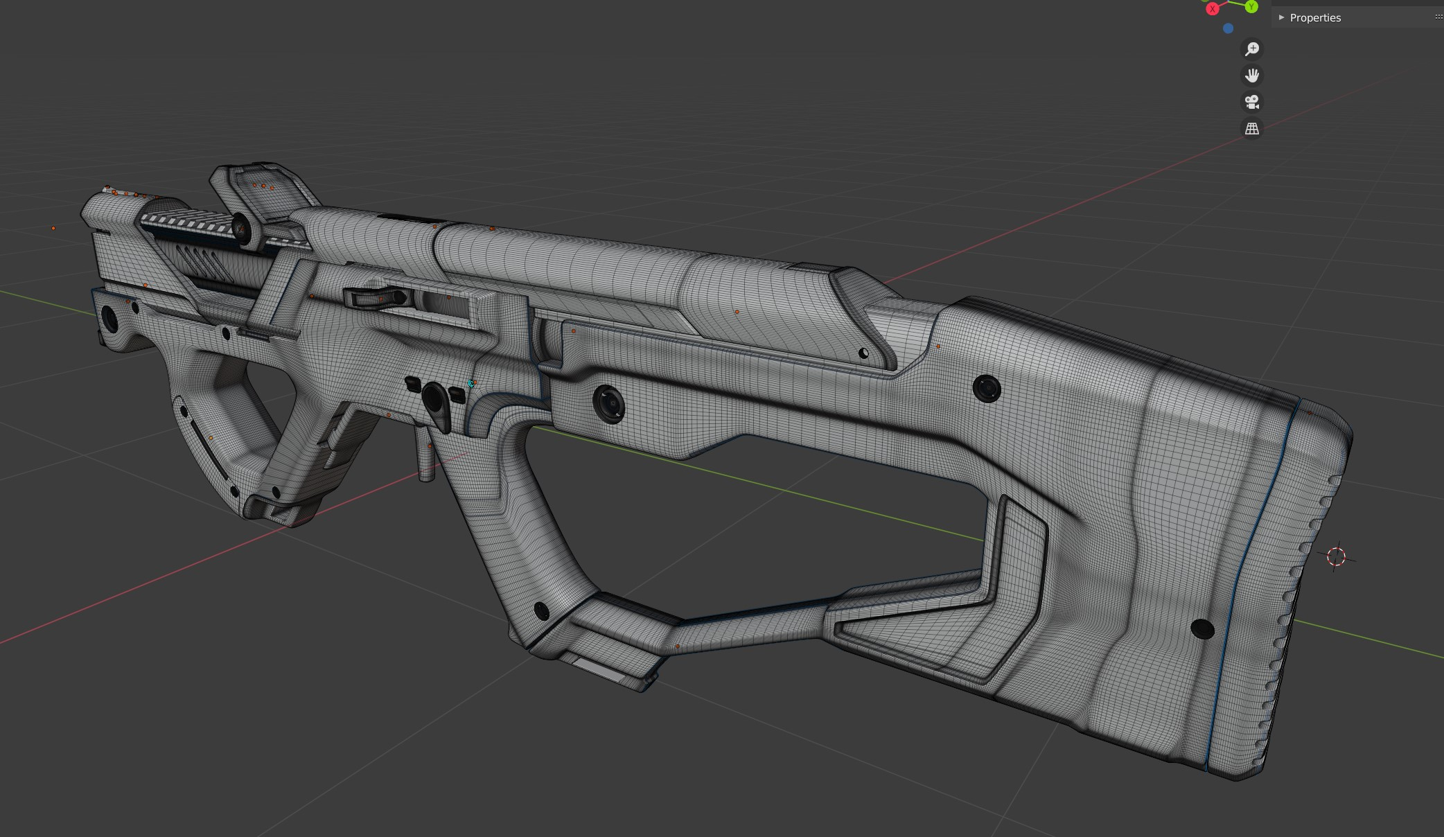 Weapon sci fi 3D model - TurboSquid 1673586