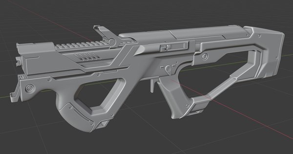 modelo 3d Concepto de arma de ciencia ficción - TurboSquid 1673586