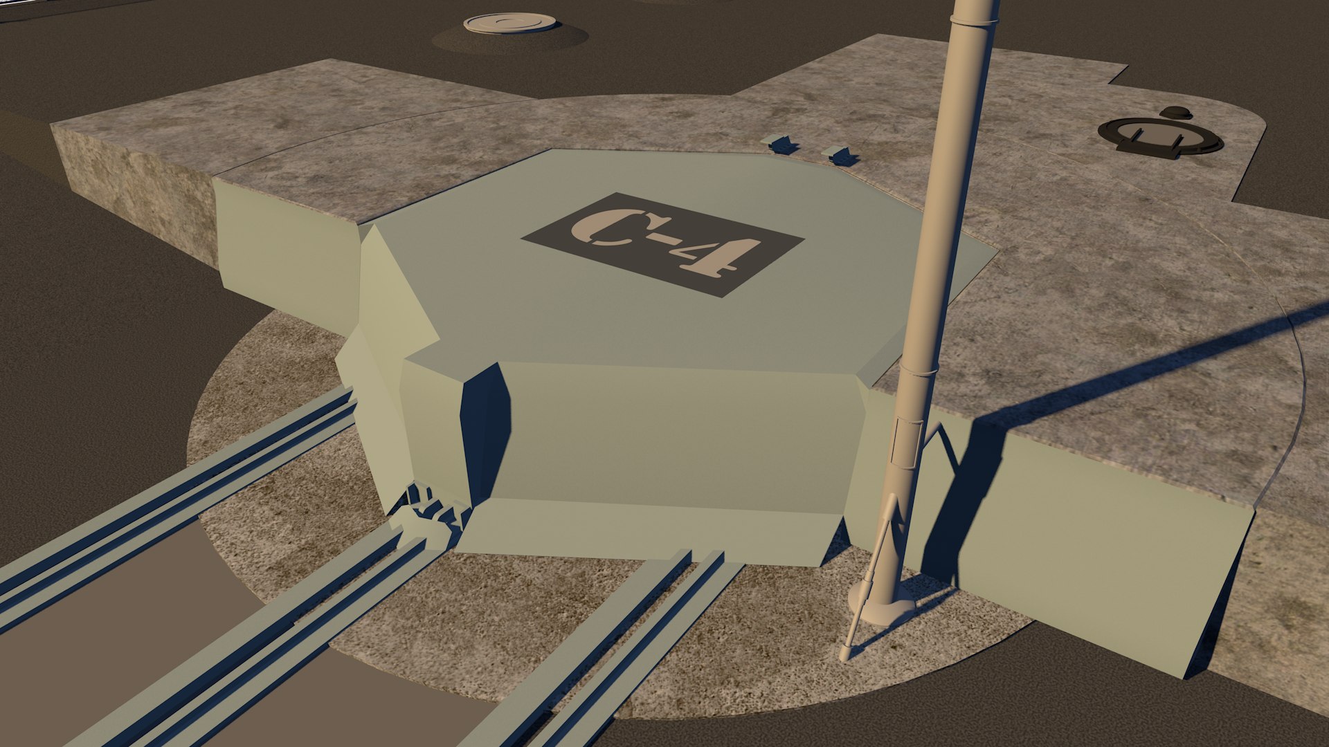 3D Model Missile Silo USA - TurboSquid 1819523