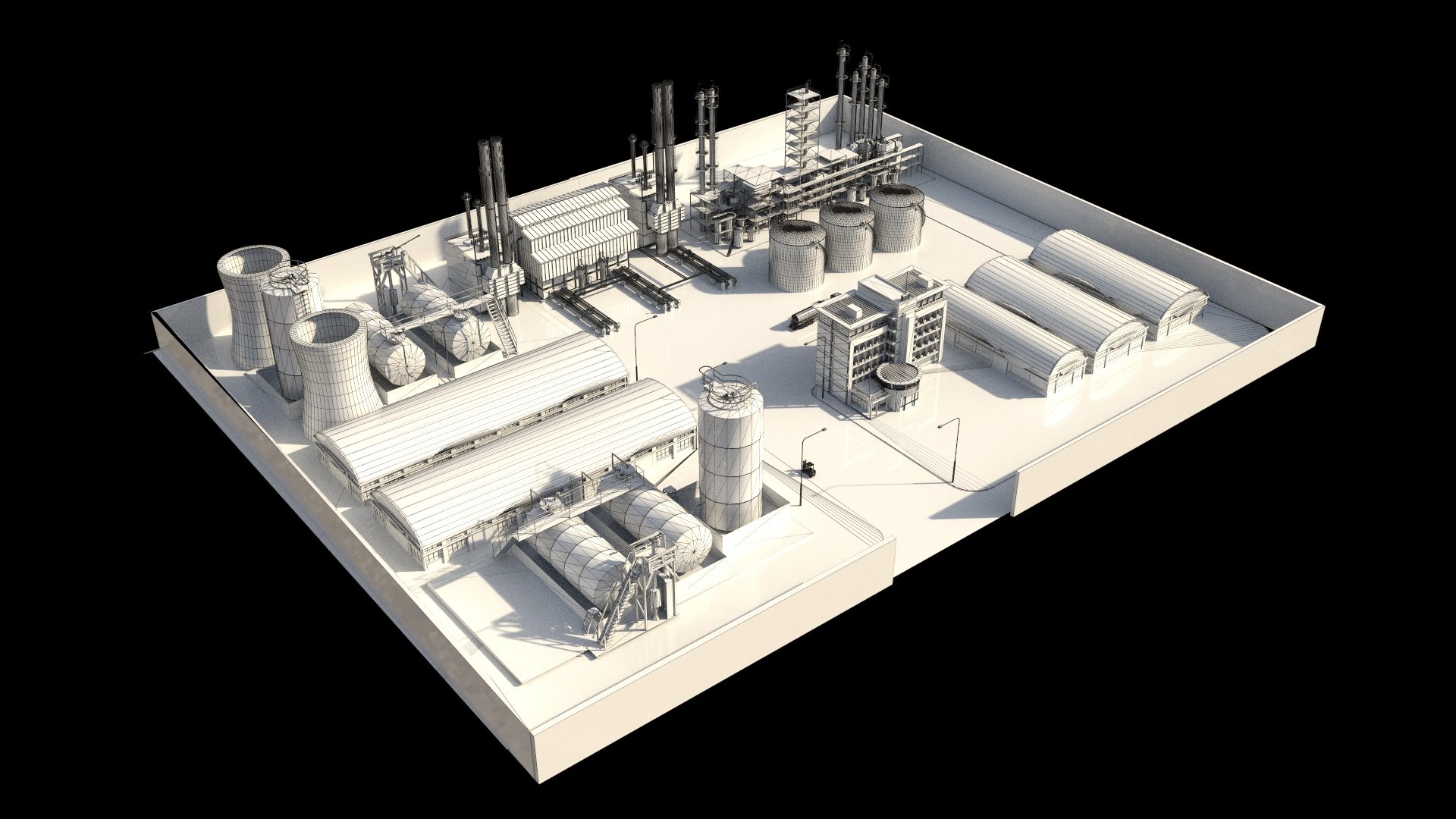 3D model FACTORY SCENE - TurboSquid 2172556