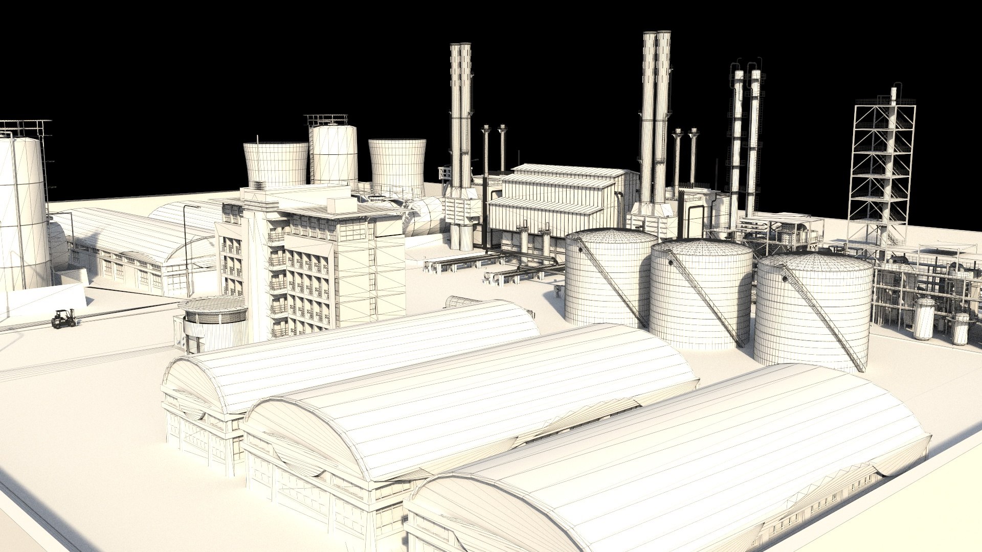 3D model FACTORY SCENE - TurboSquid 2172556