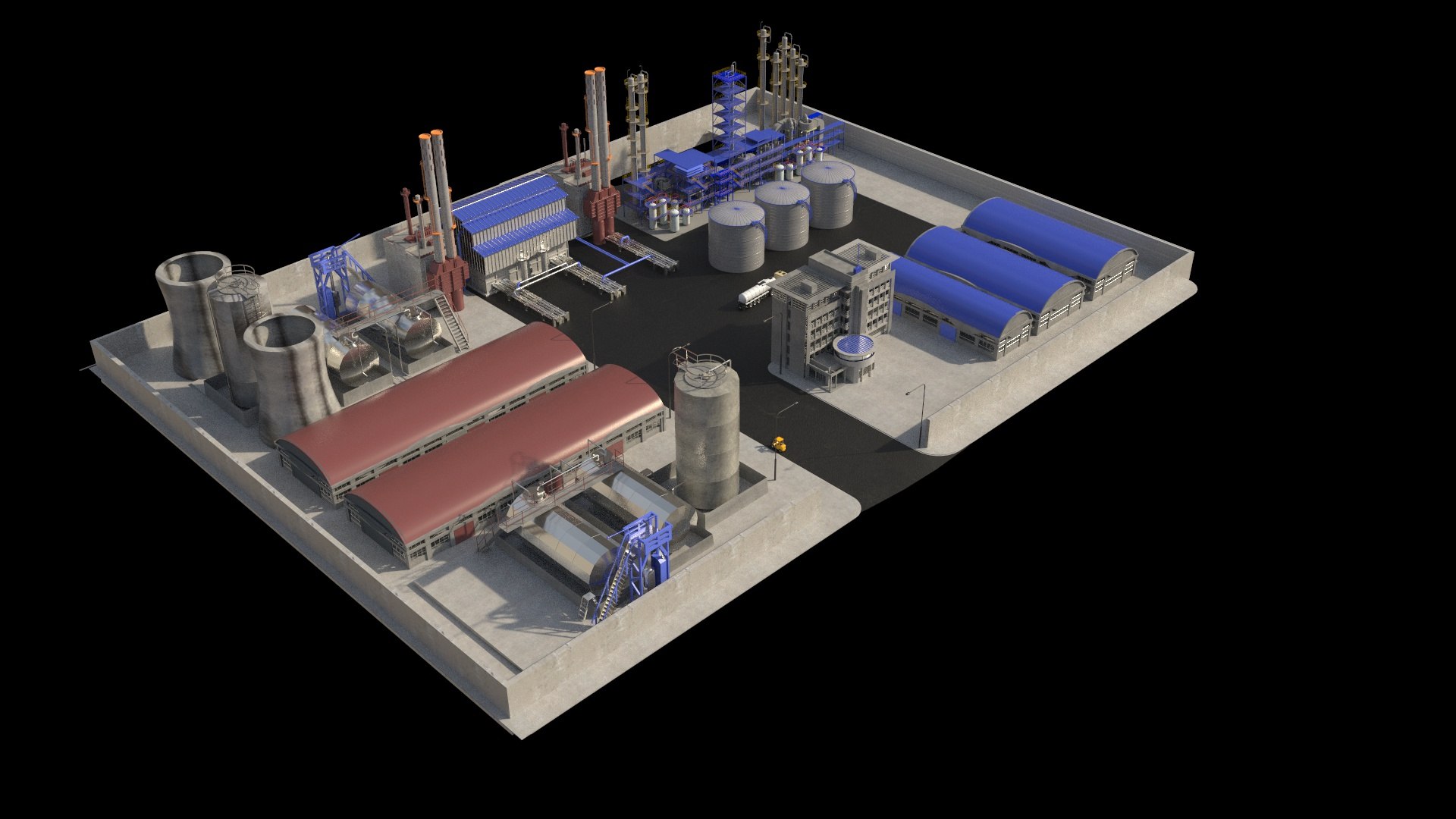 3D model FACTORY SCENE - TurboSquid 2172556