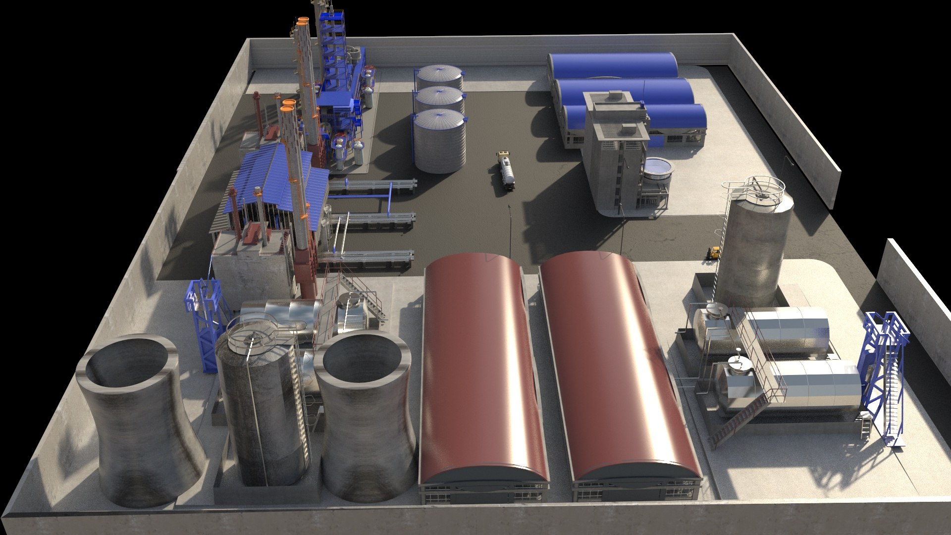 3D model FACTORY SCENE - TurboSquid 2172556