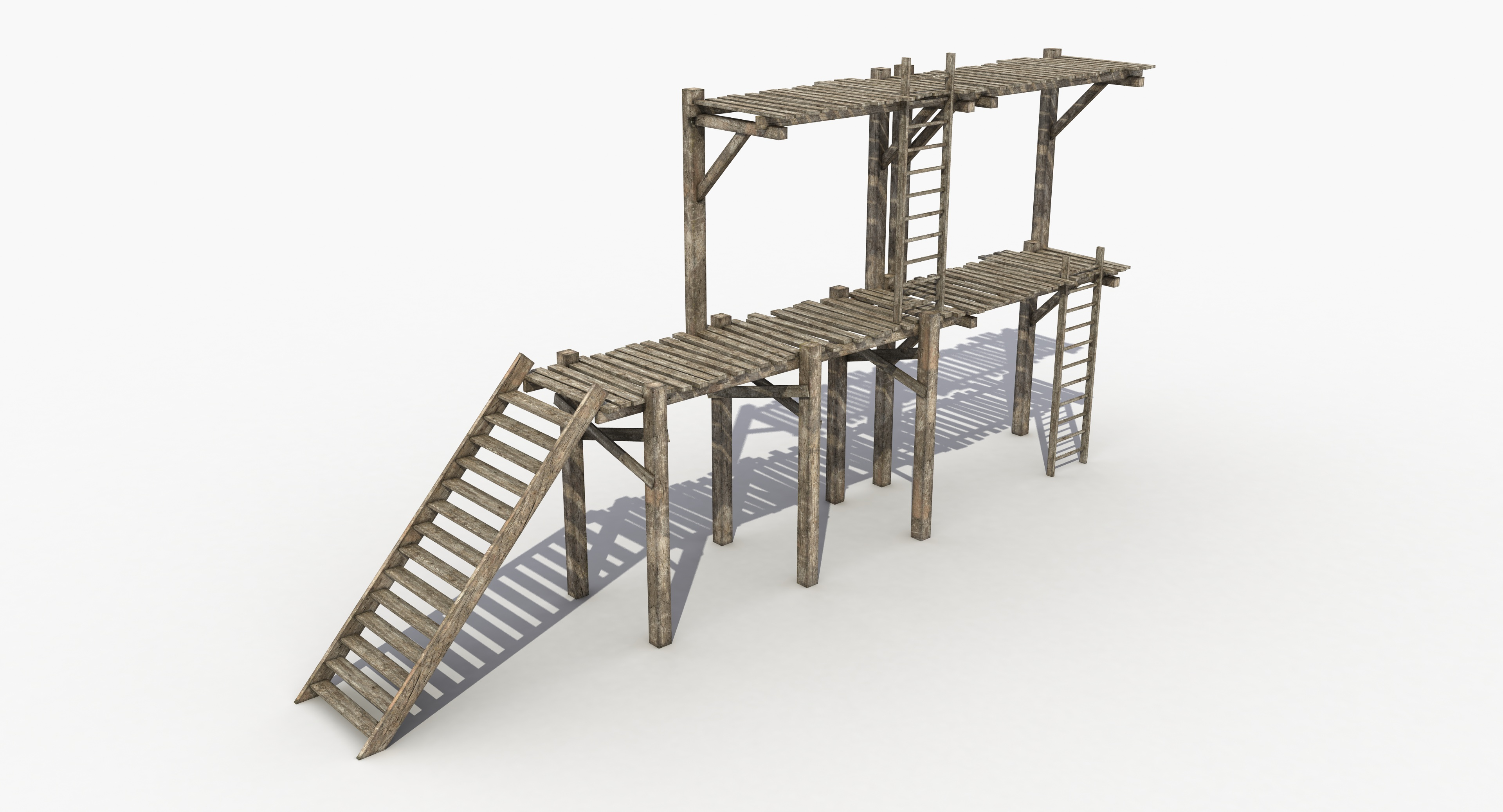 Modular Pedestrian Bridge 3 3D Model 3D - TurboSquid 1757197