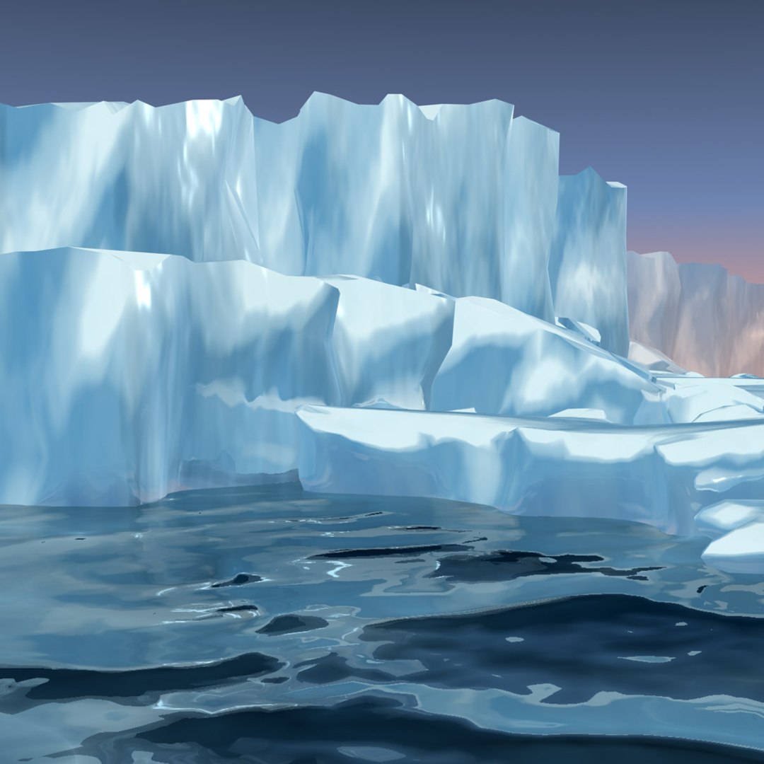 Iceberg Ice Berg 3d 3ds