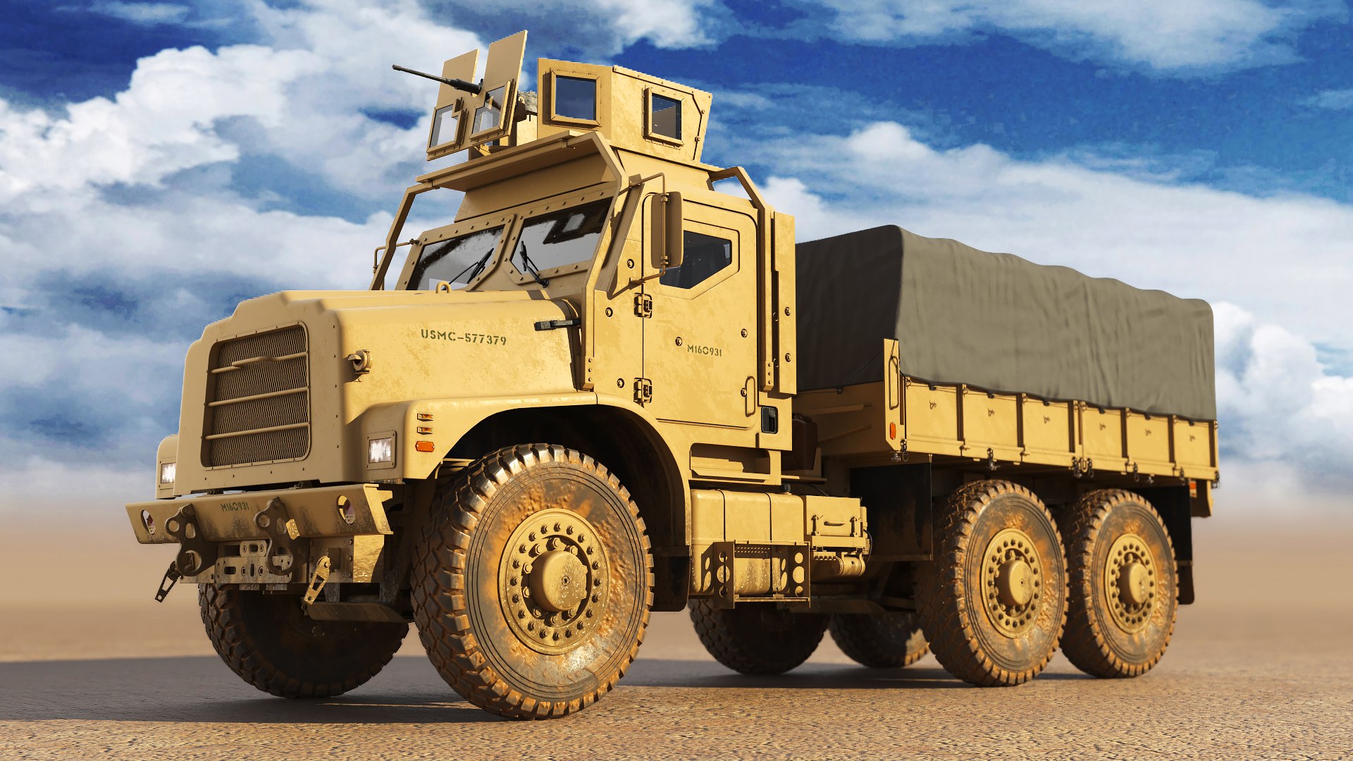 Oshkosh Mtvr Amk23 3D - TurboSquid 1440460