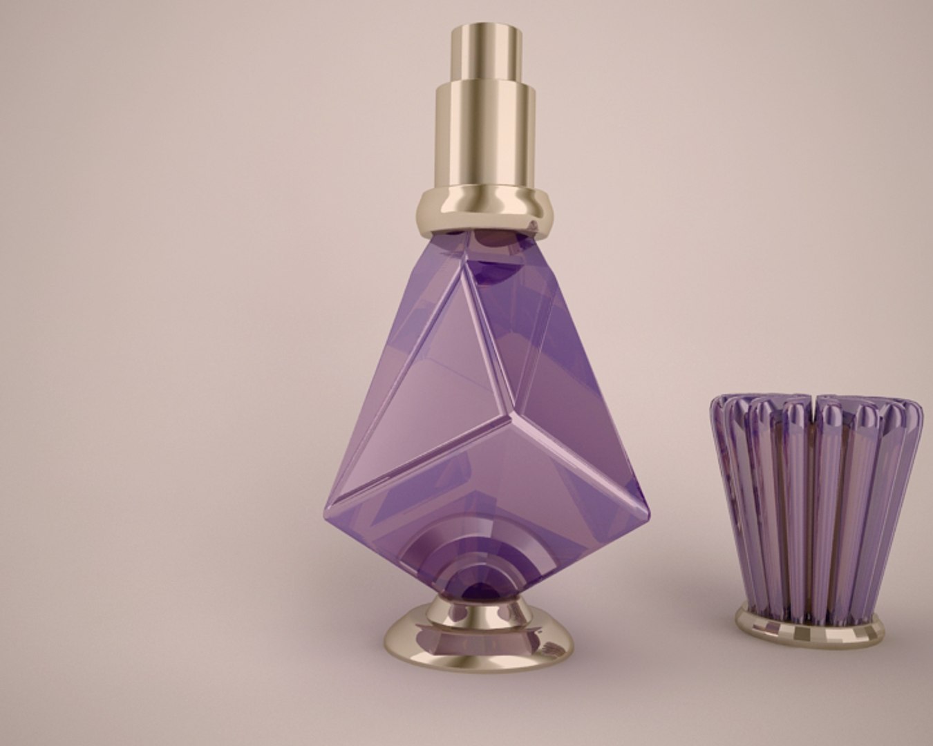 3ds Max Perfume Bottle