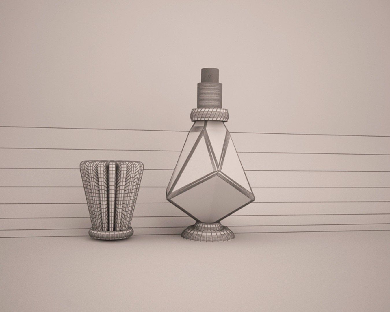 3ds Max Perfume Bottle