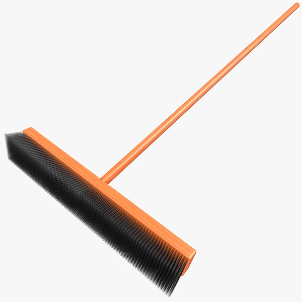3d street broom model