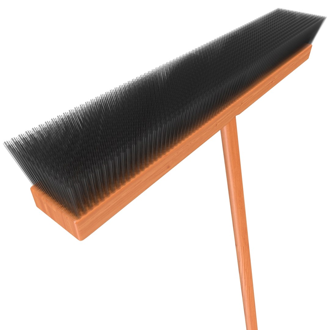 3d Street Broom Model