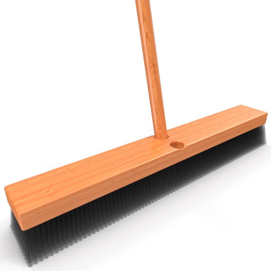 3d Street Broom Model