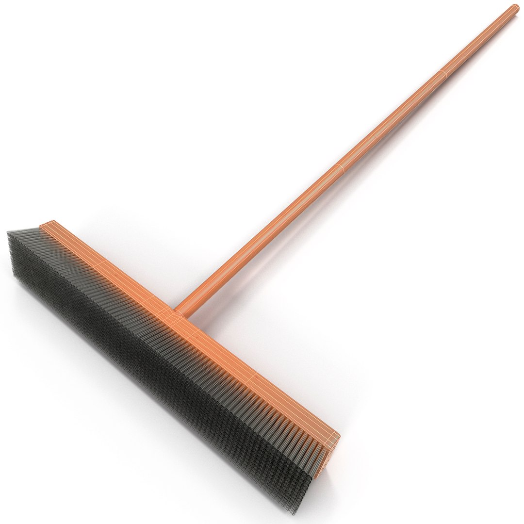 3d Street Broom Model