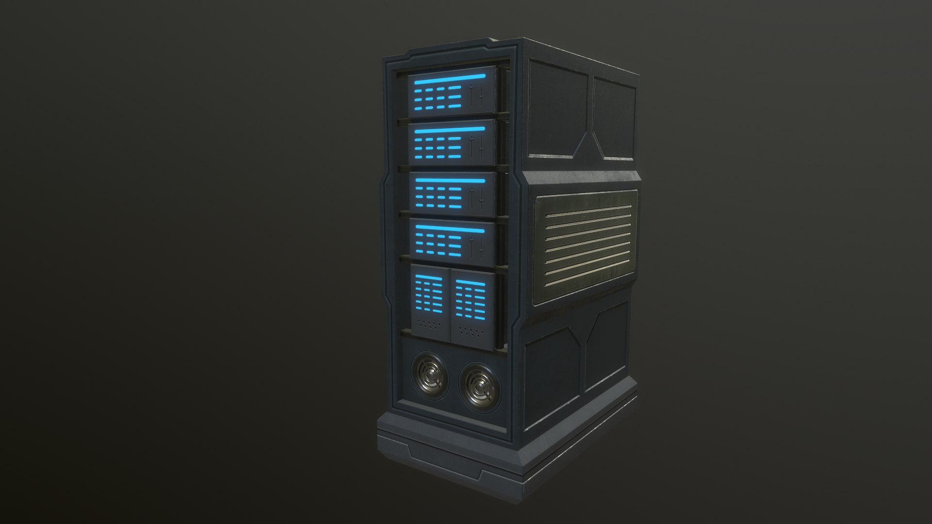 Server Sci Fi 3D Model - TurboSquid 1689684