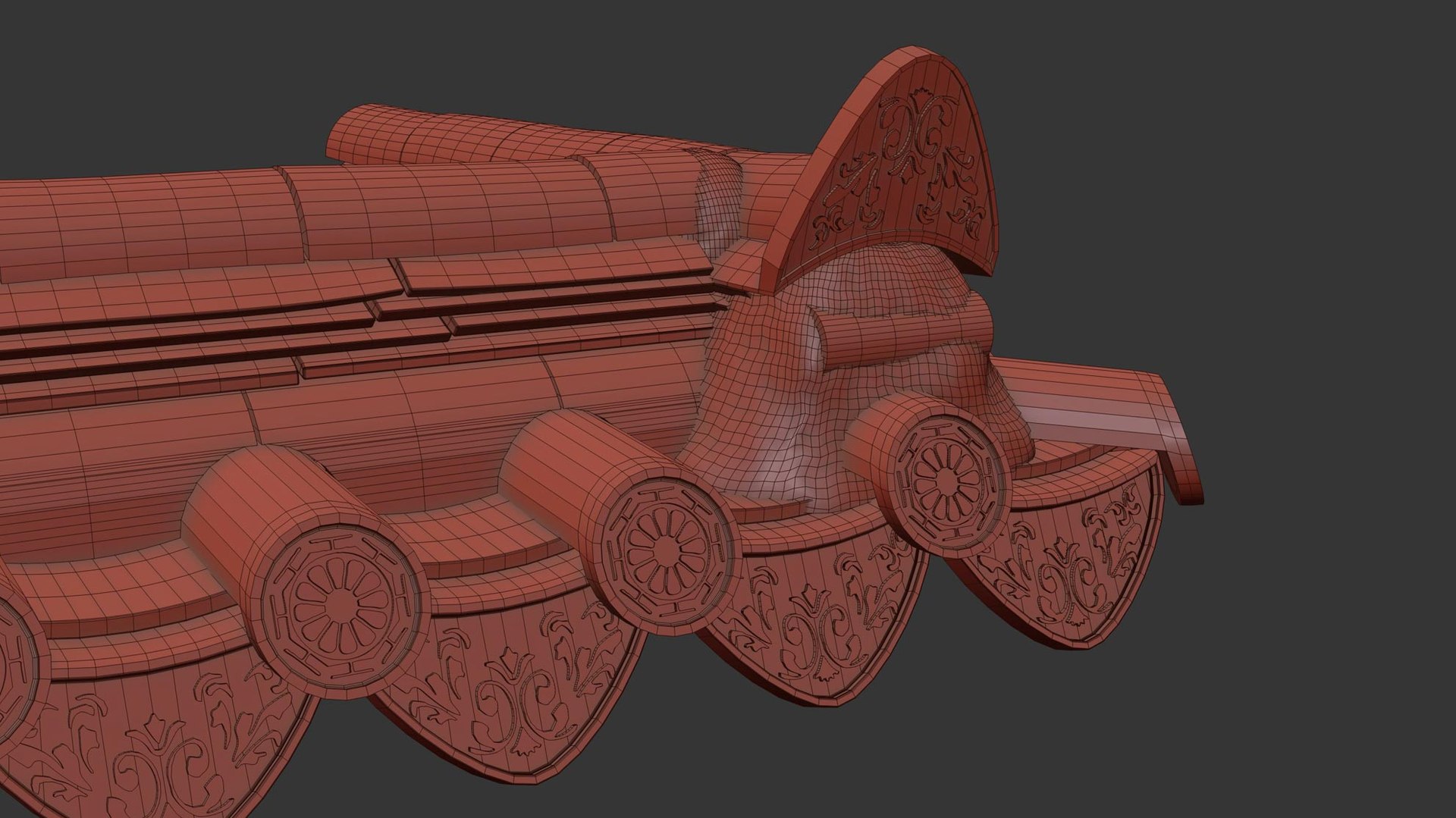 Korean-Style Wall Roof 3D Model - TurboSquid 2287087
