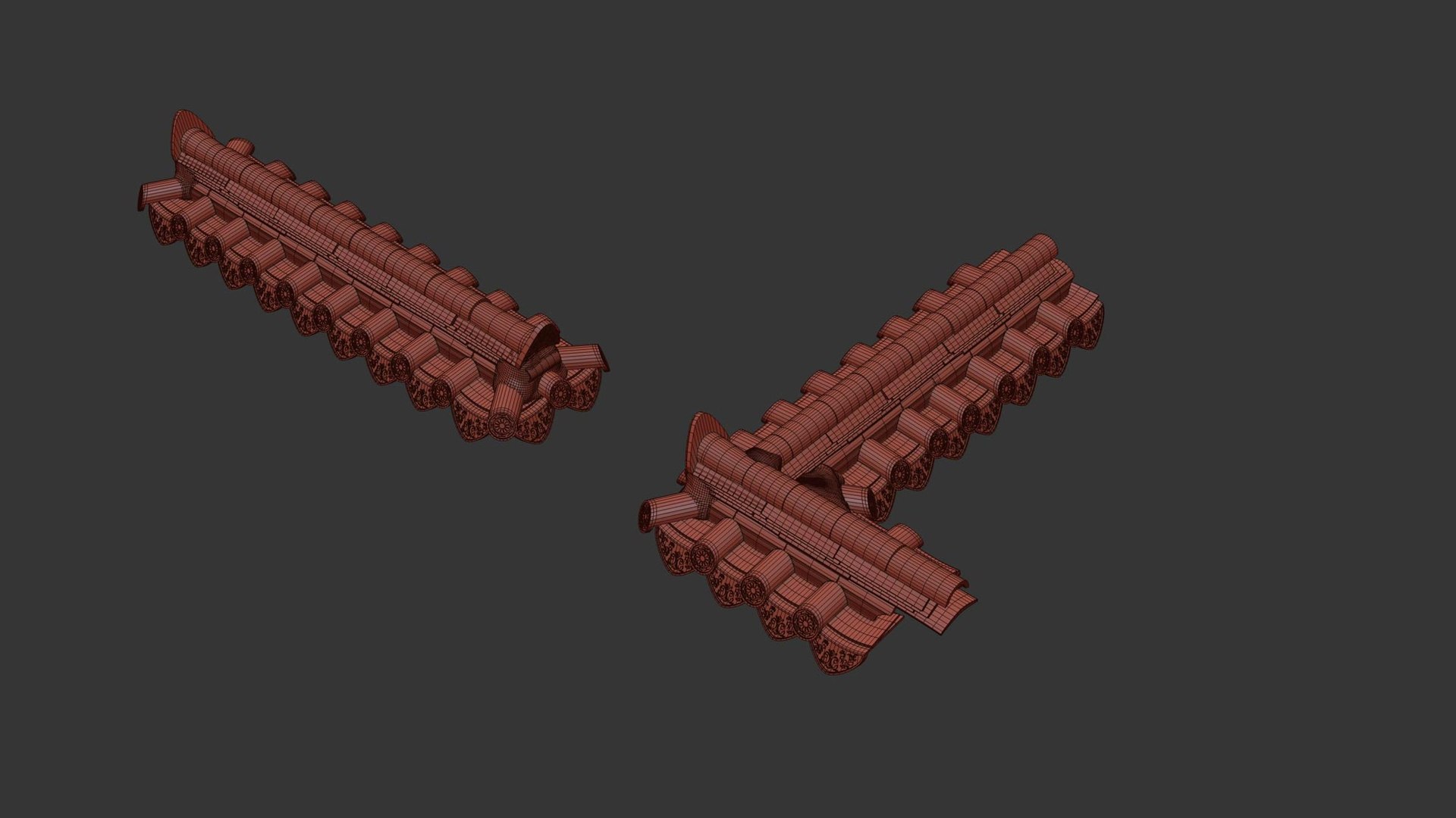 Korean-Style Wall Roof 3D Model - TurboSquid 2287087