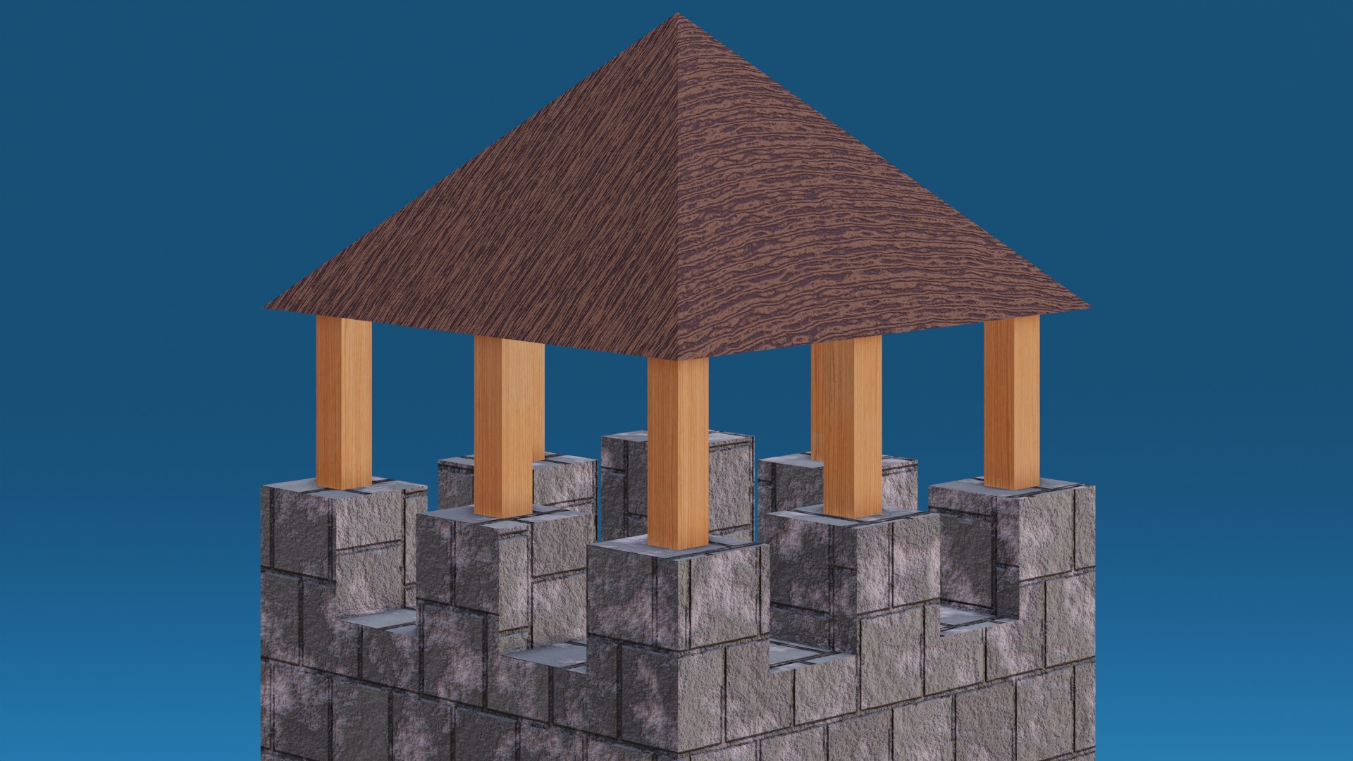 3D Stone Tower - TurboSquid 1864766