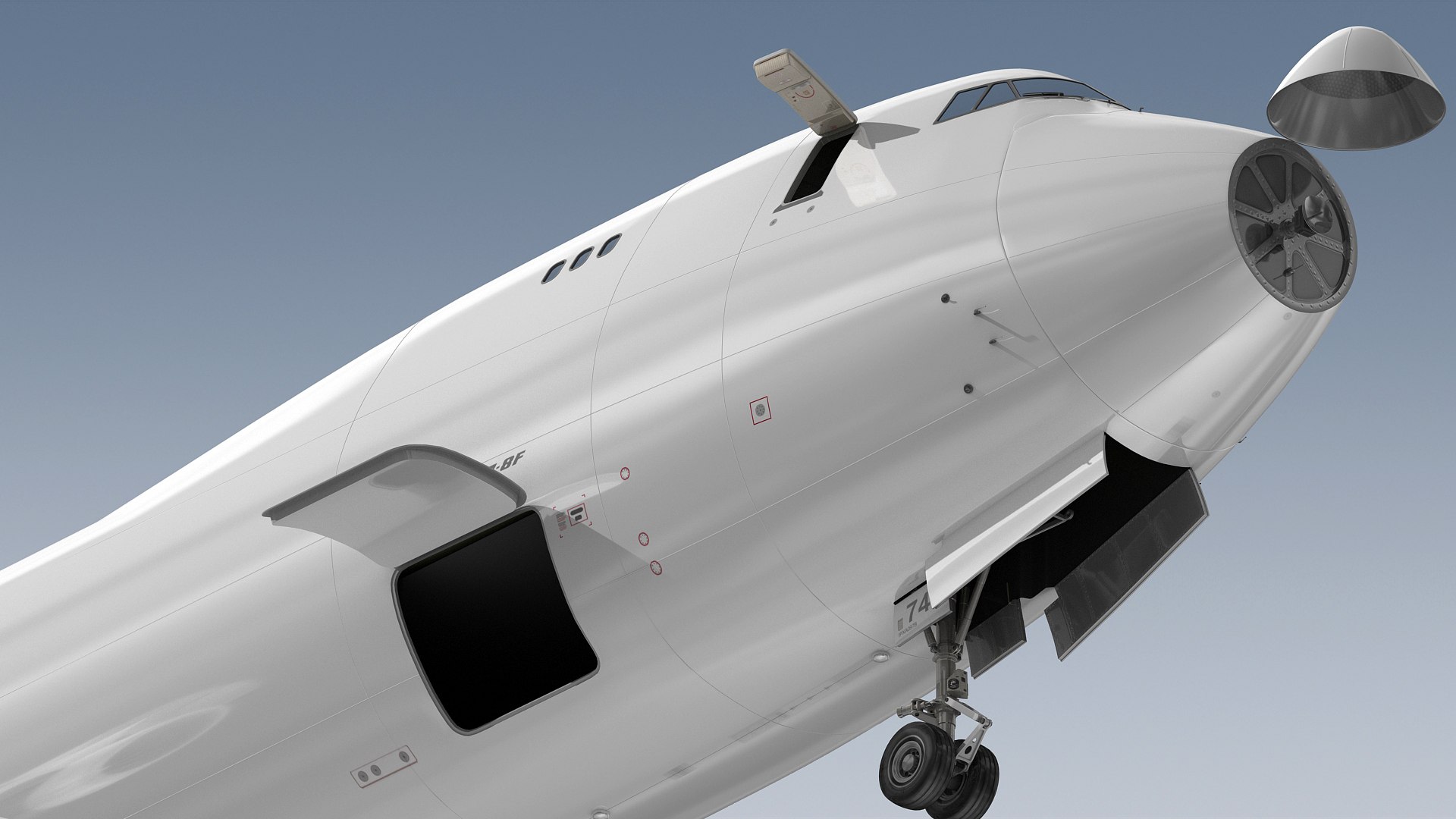 3D Boeing 747-8F Generic White Model - TurboSquid 2155671