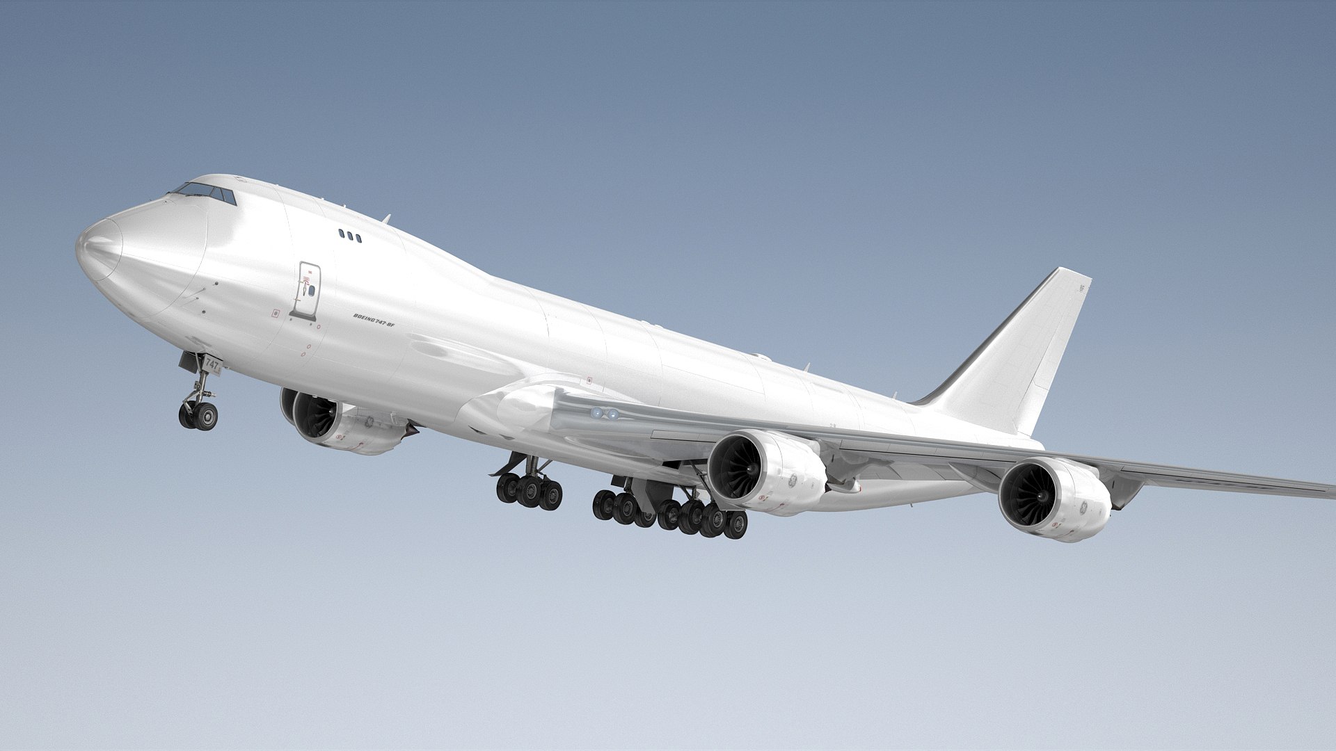 3D Boeing 747-8F Generic White Model - TurboSquid 2155671
