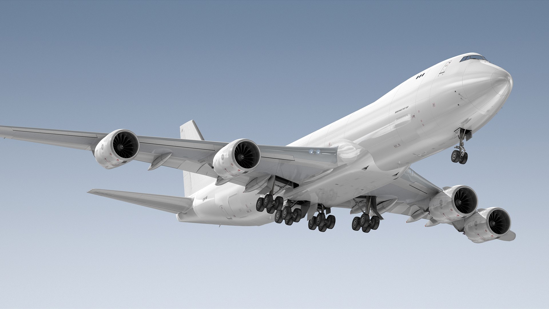 3D Boeing 747-8F Generic White Model - TurboSquid 2155671