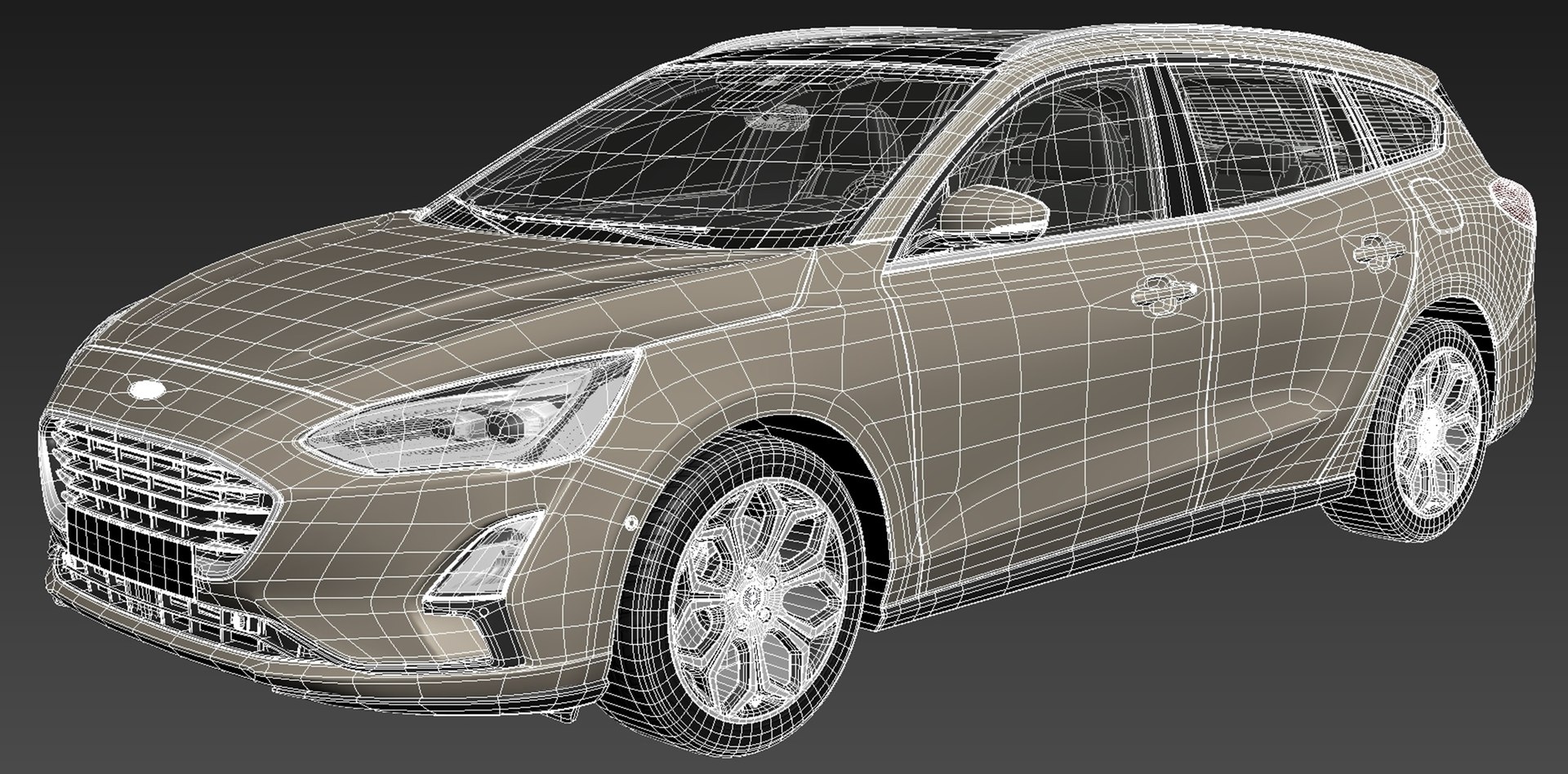 3D Ford Focus Wagon 2019 - TurboSquid 2224051
