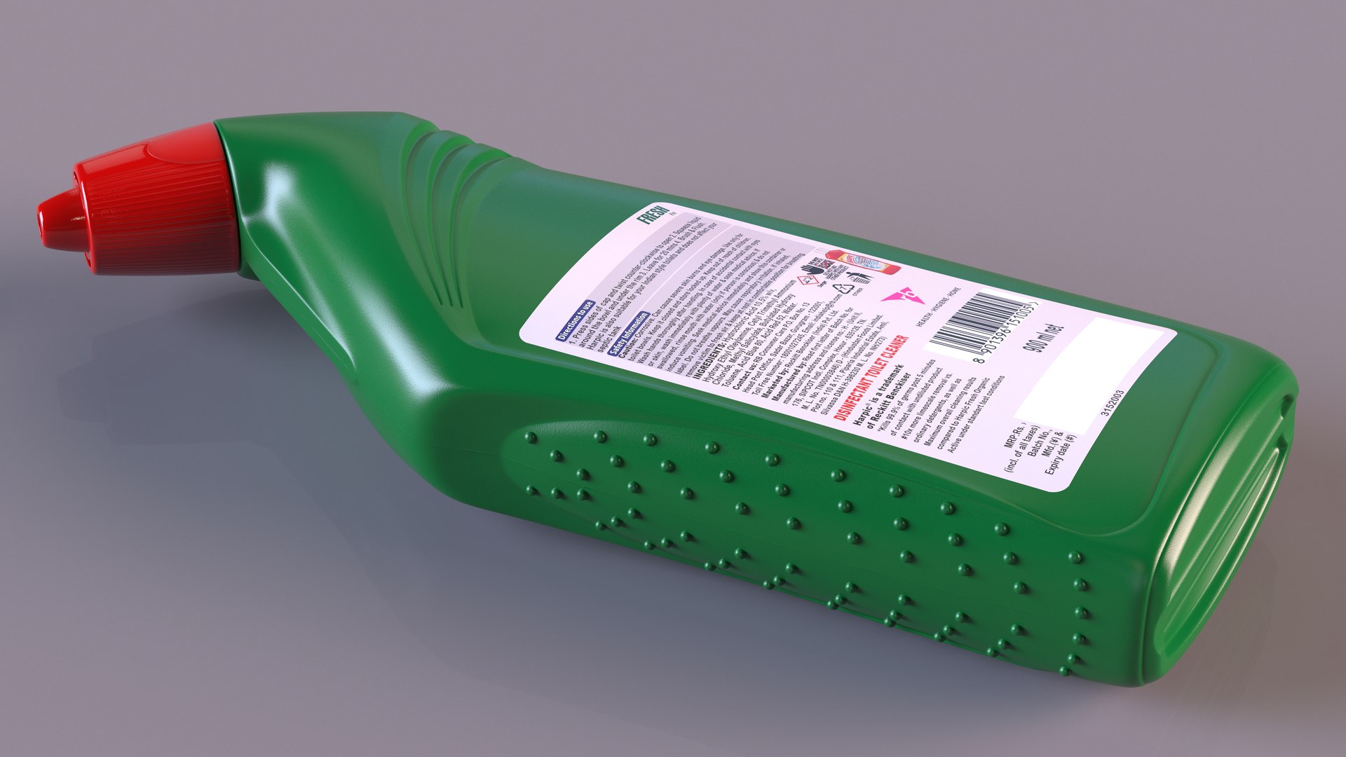 3D Harpic Green Toilet Cleaner - TurboSquid 2054553