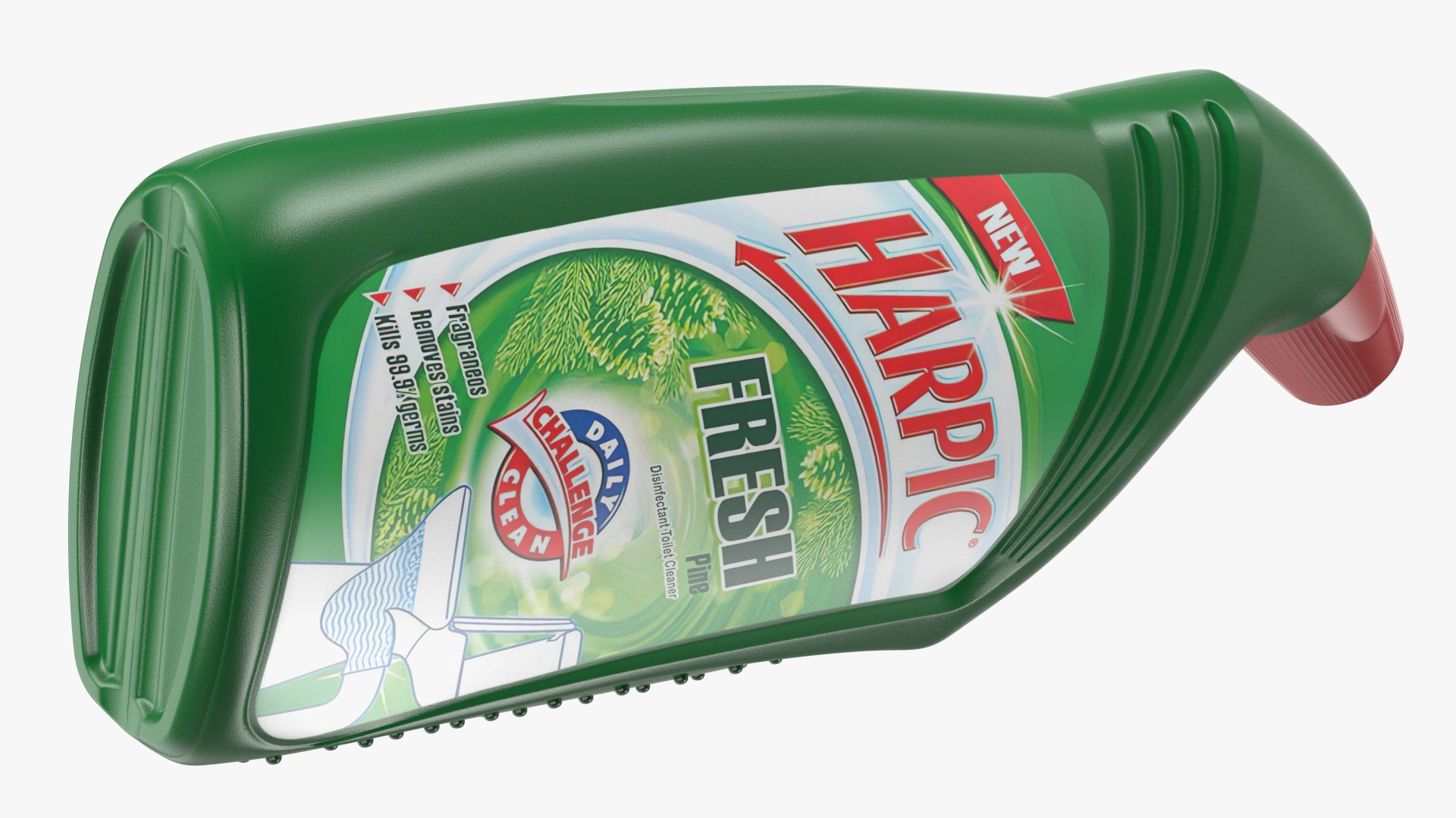 3D Harpic Green Toilet Cleaner - TurboSquid 2054553