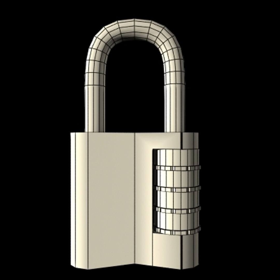 Combination Lock 3d Model