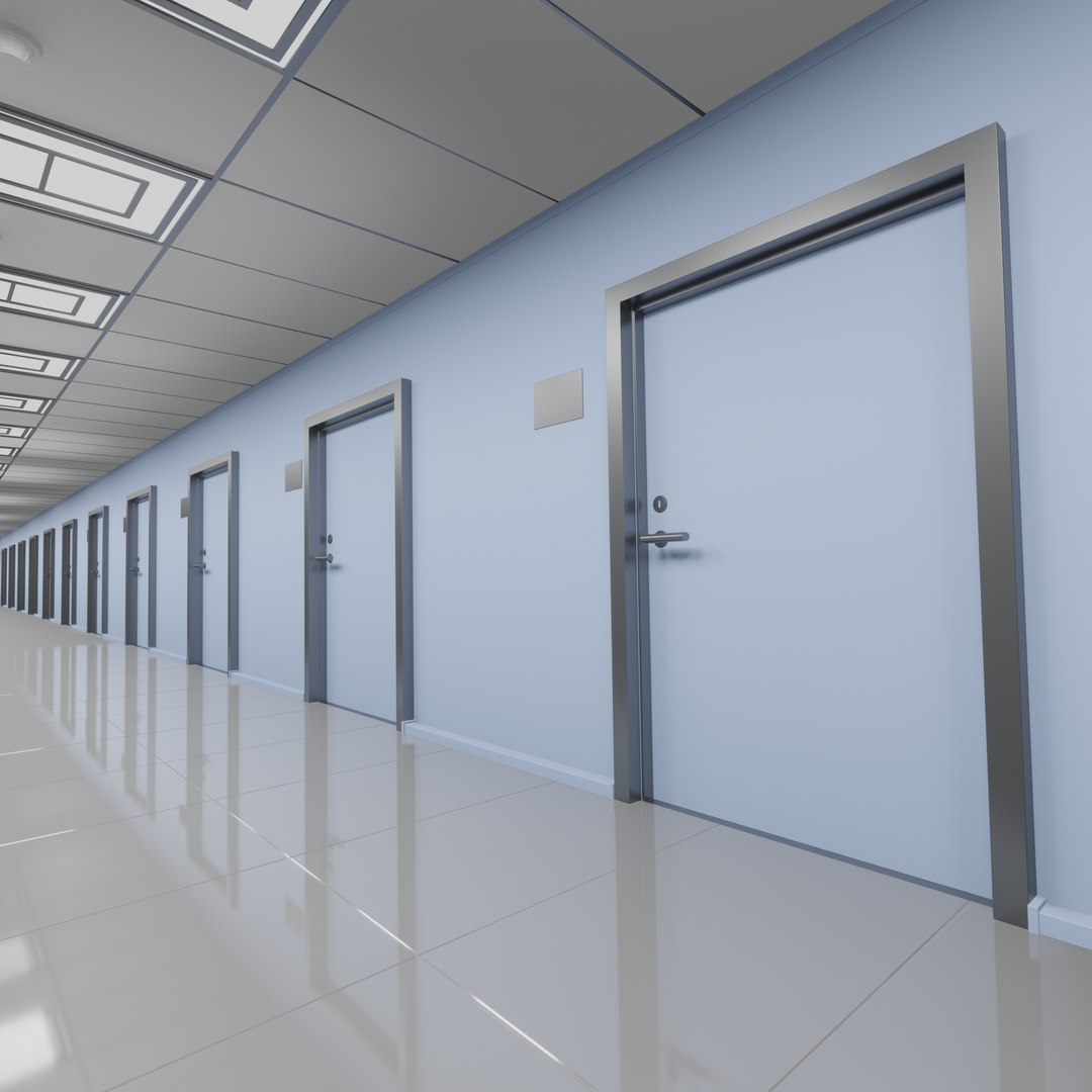 3D Matrix Hallway - TurboSquid 1896887