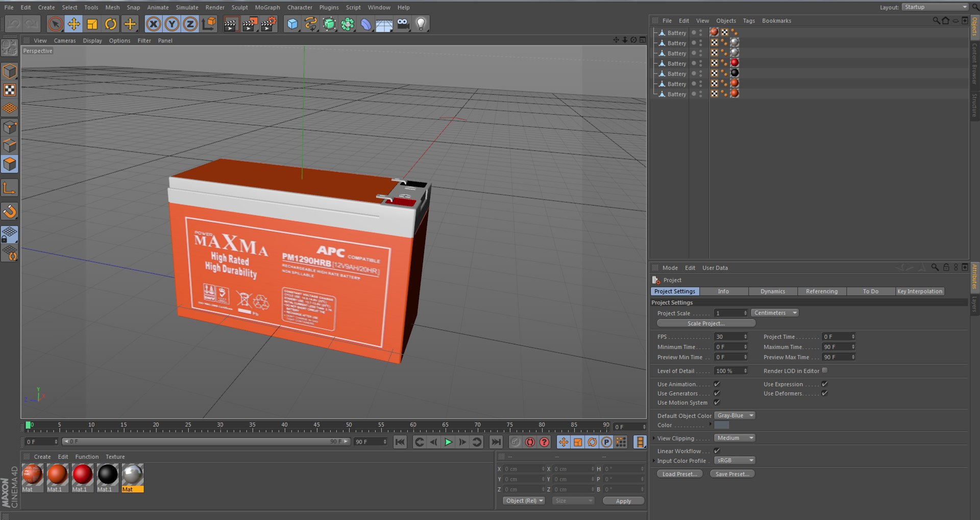 3D Battery Maxma - TurboSquid 1500988