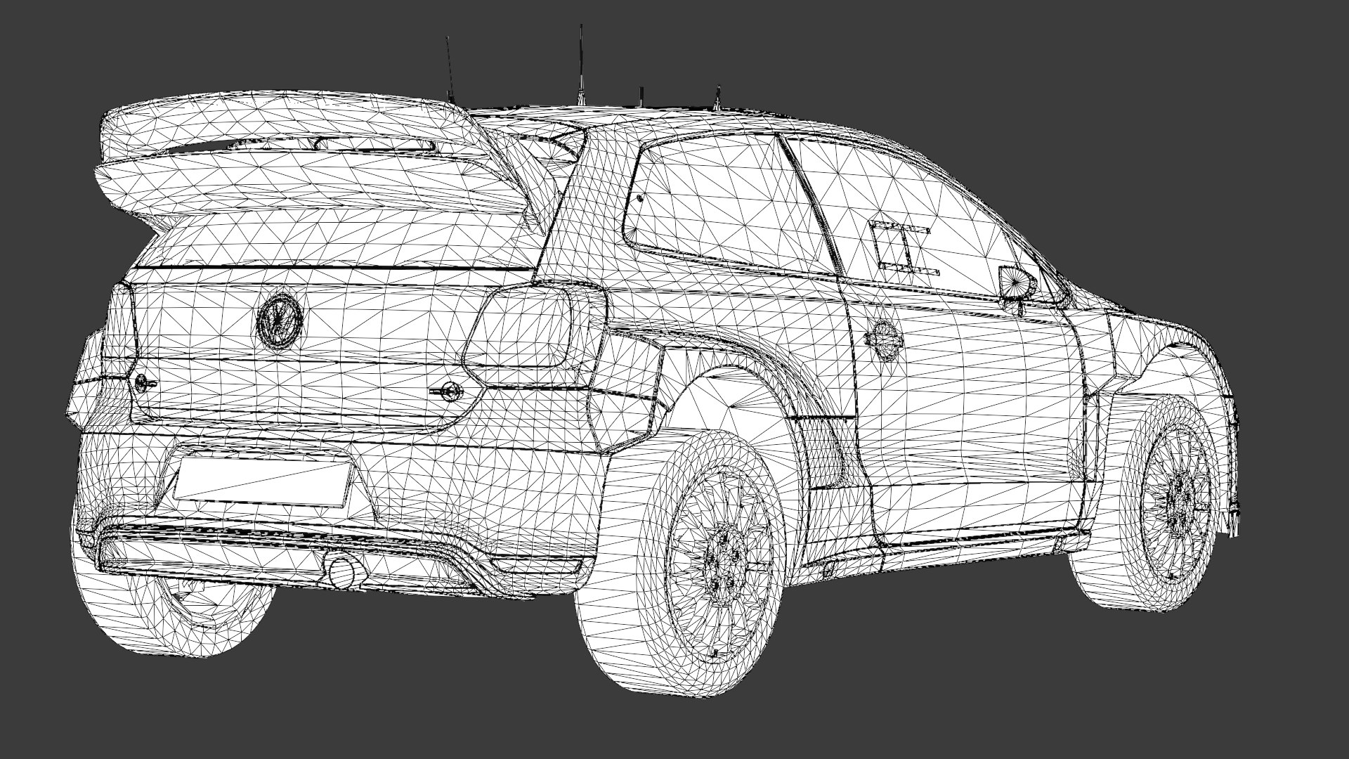 Volkswagen Polo R WRC 3D Model High-Quality Detailed Design 3D Model ...