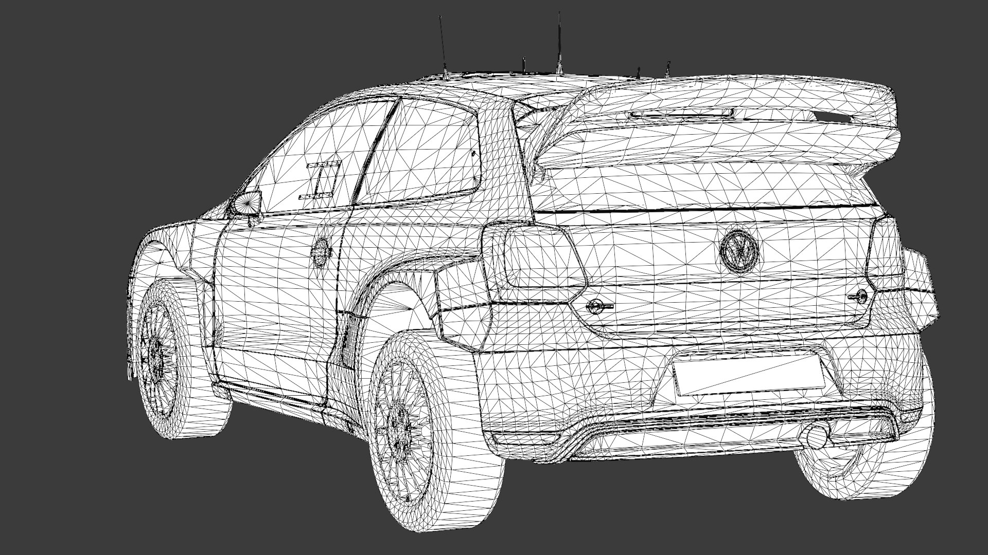 Volkswagen Polo R WRC 3D Model High-Quality Detailed Design 3D Model ...