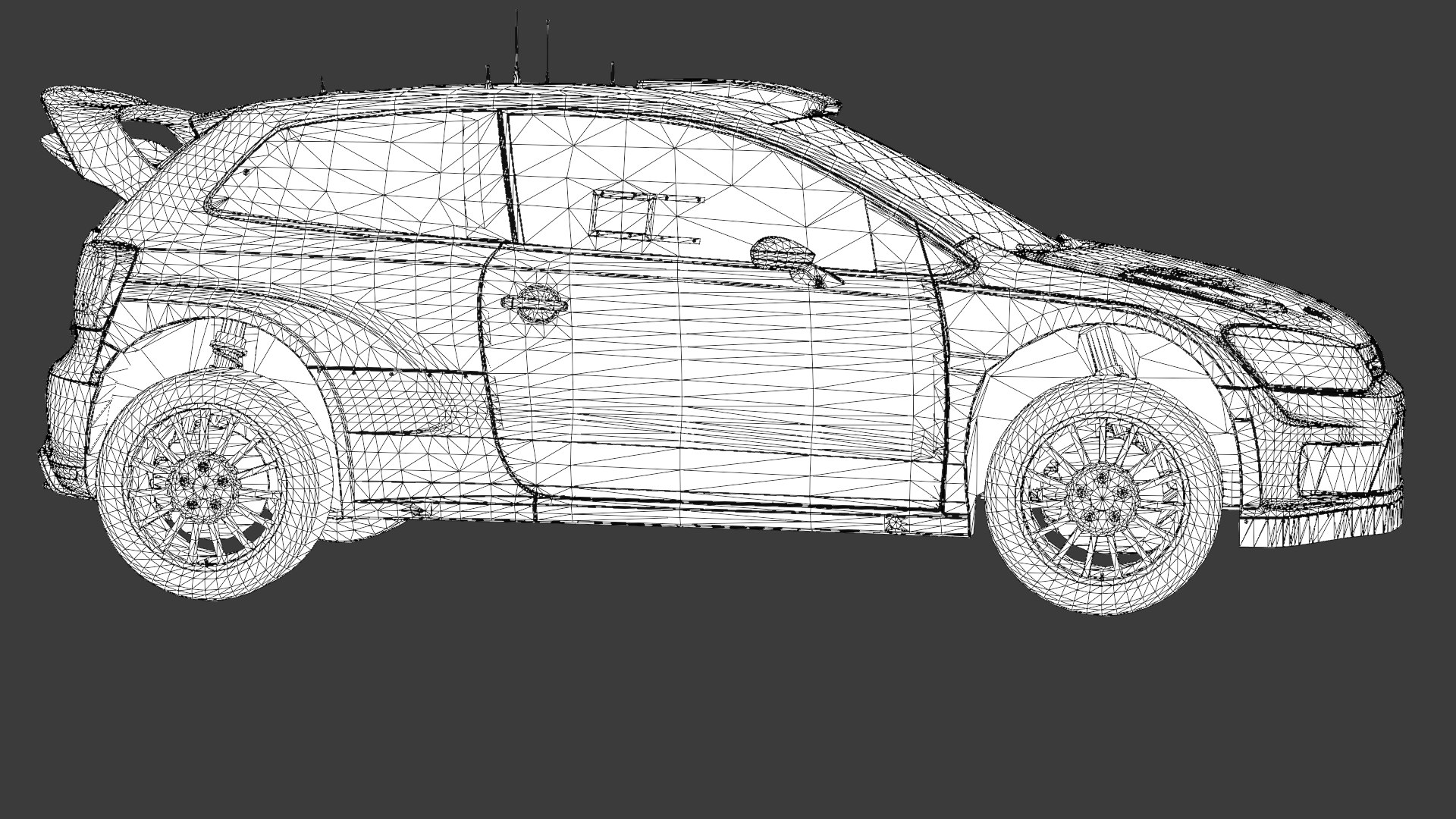 Volkswagen Polo R WRC 3D Model High-Quality Detailed Design 3D Model ...
