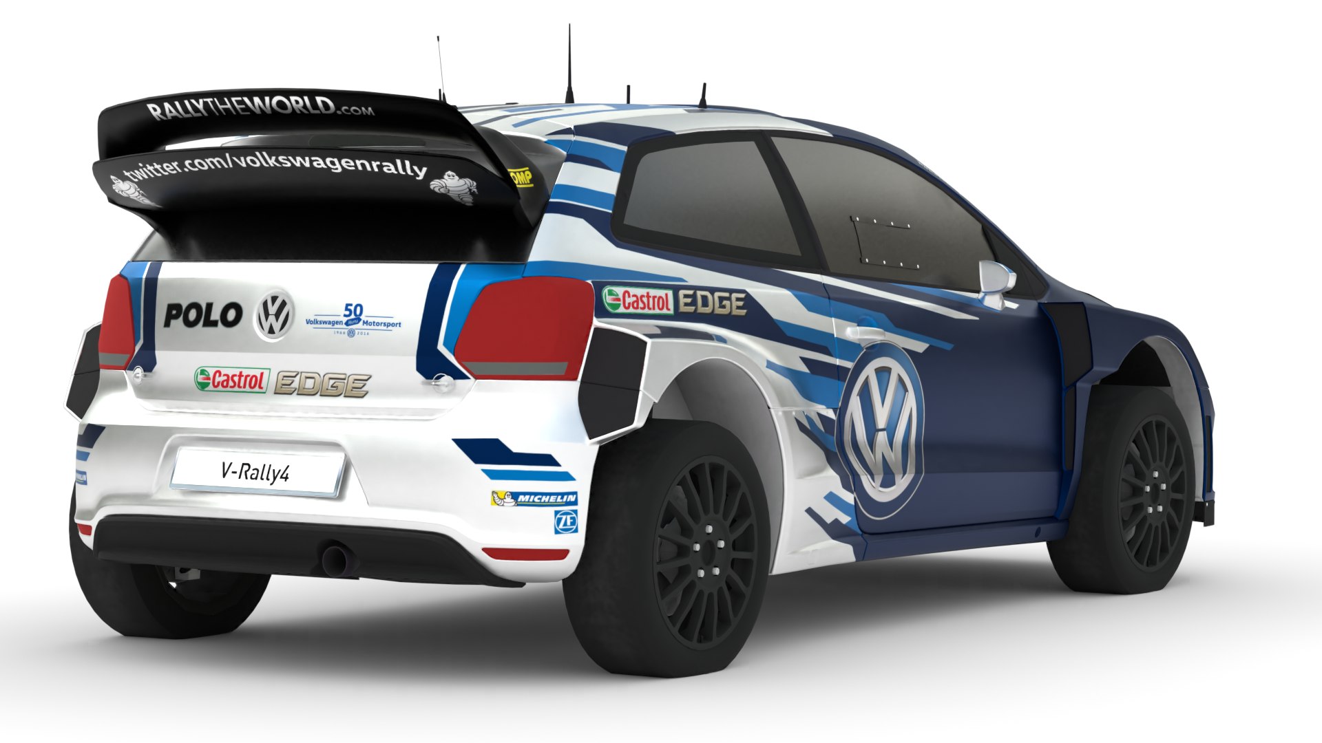 Volkswagen Polo R WRC 3D Model High-Quality Detailed Design 3D Model ...