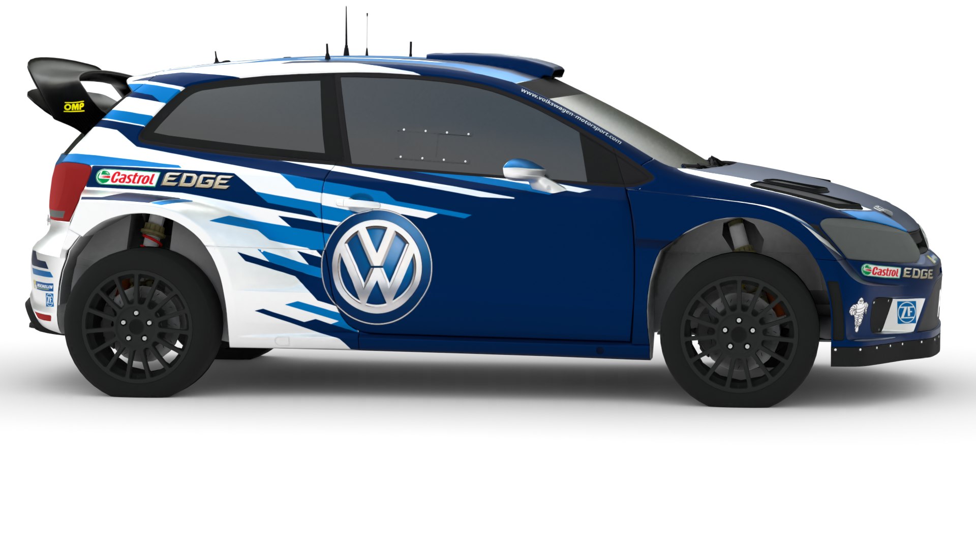 Volkswagen Polo R WRC 3D Model High-Quality Detailed Design 3D Model ...