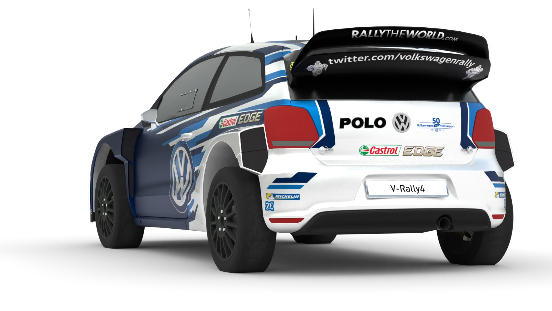 Volkswagen Polo R WRC 3D Model High-Quality Detailed Design 3D Model ...
