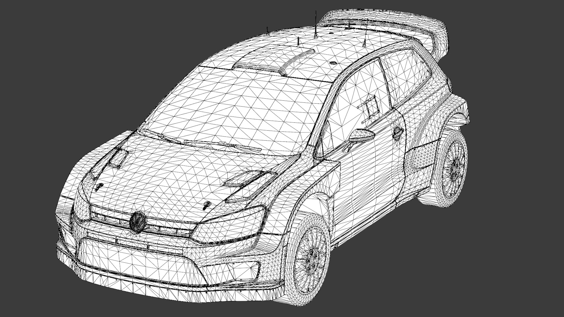 Volkswagen Polo R WRC 3D Model High-Quality Detailed Design 3D Model ...