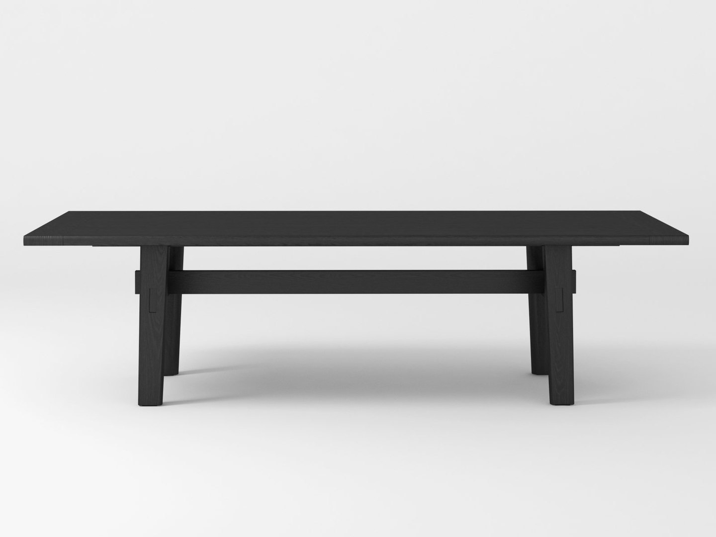 Home Hotel Rectangular Dining Table 3D - TurboSquid 1308987