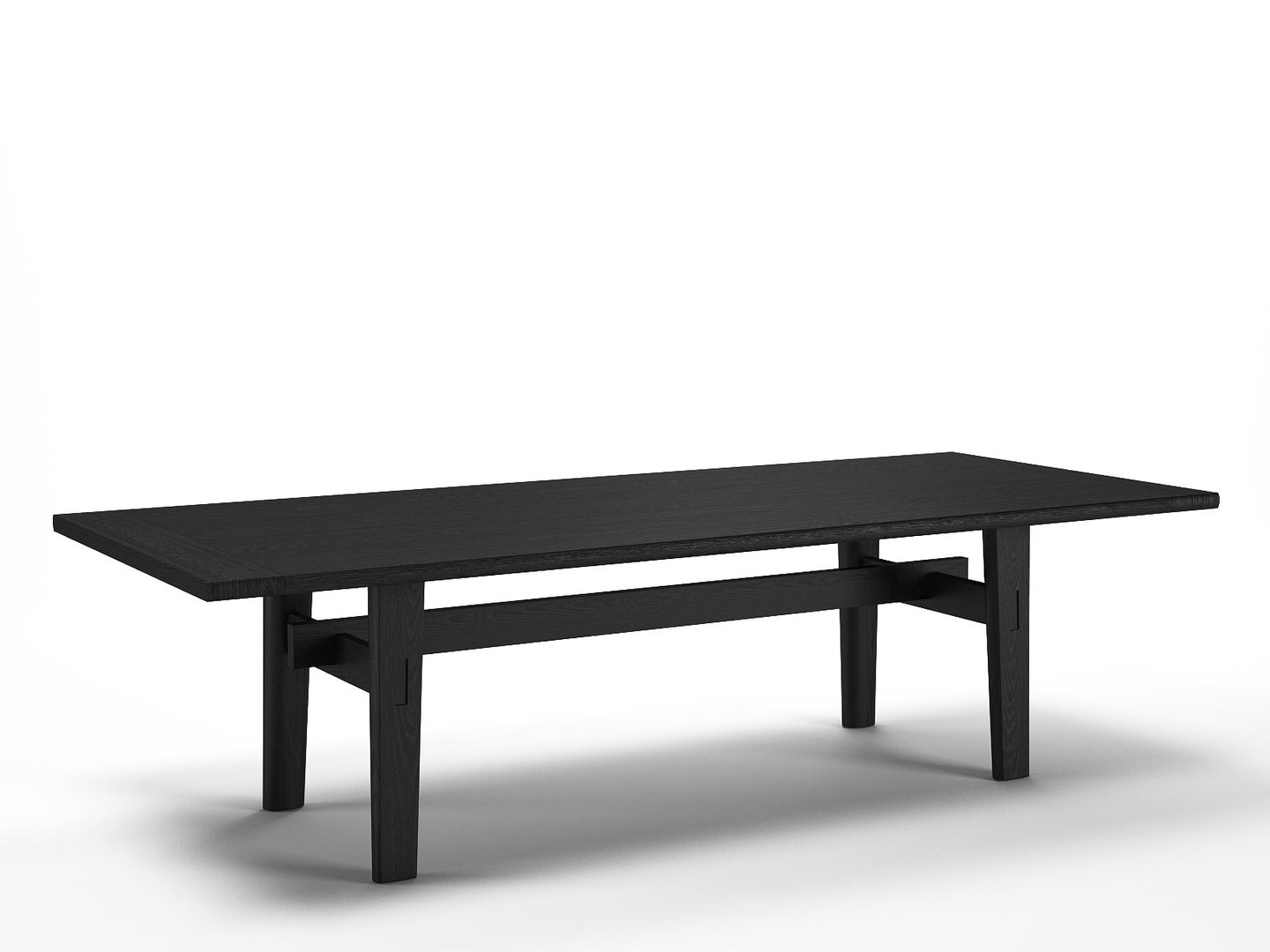 Home Hotel Rectangular Dining Table 3D - TurboSquid 1308987