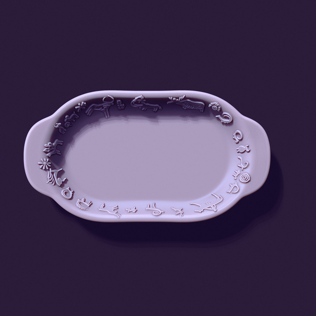 Astau Dish For Casting Plaster 3D Model - TurboSquid 2326370