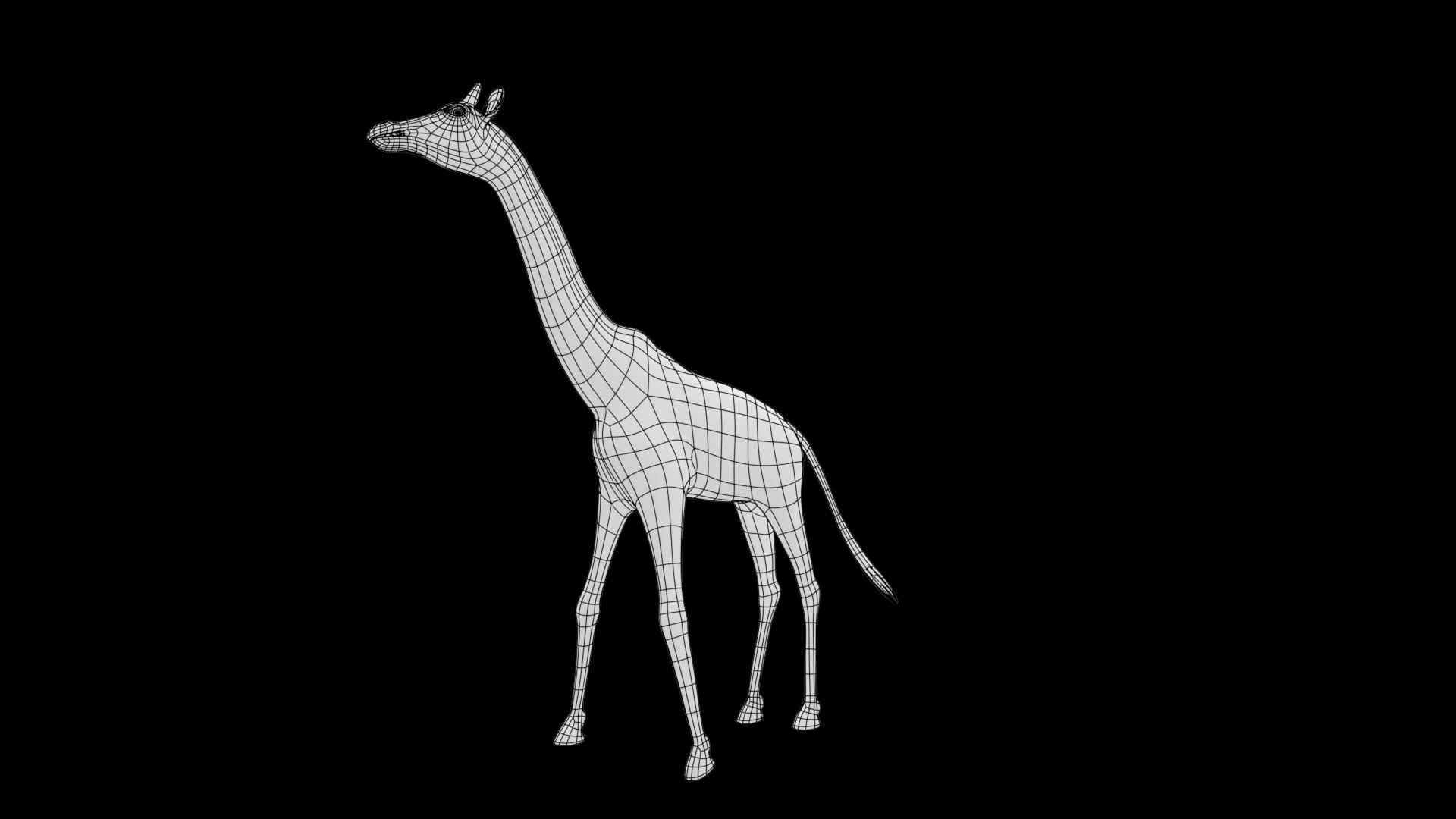 3D Giraffe Animated Wildlife Character Model - TurboSquid 2505400