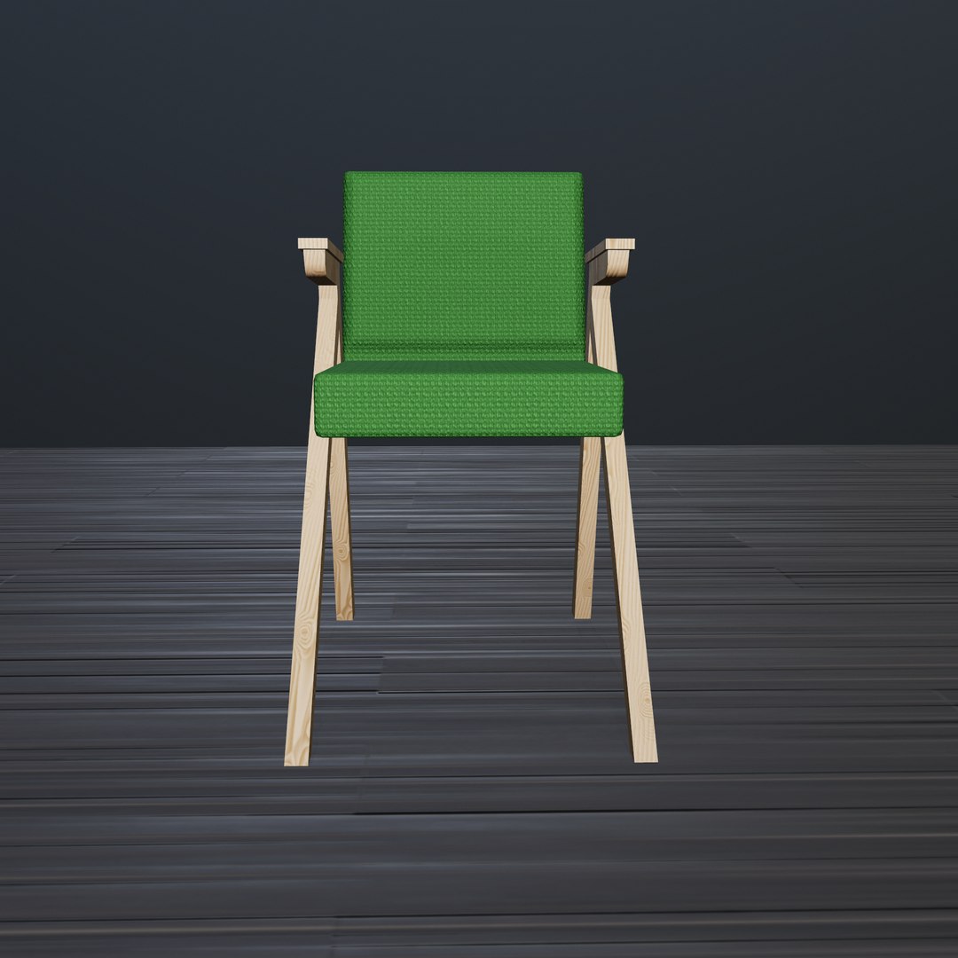 Chair low-poly 3D model - TurboSquid 2068424