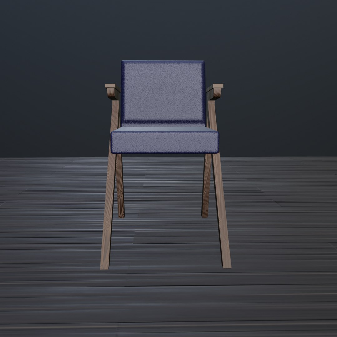 Chair low-poly 3D model - TurboSquid 2068424