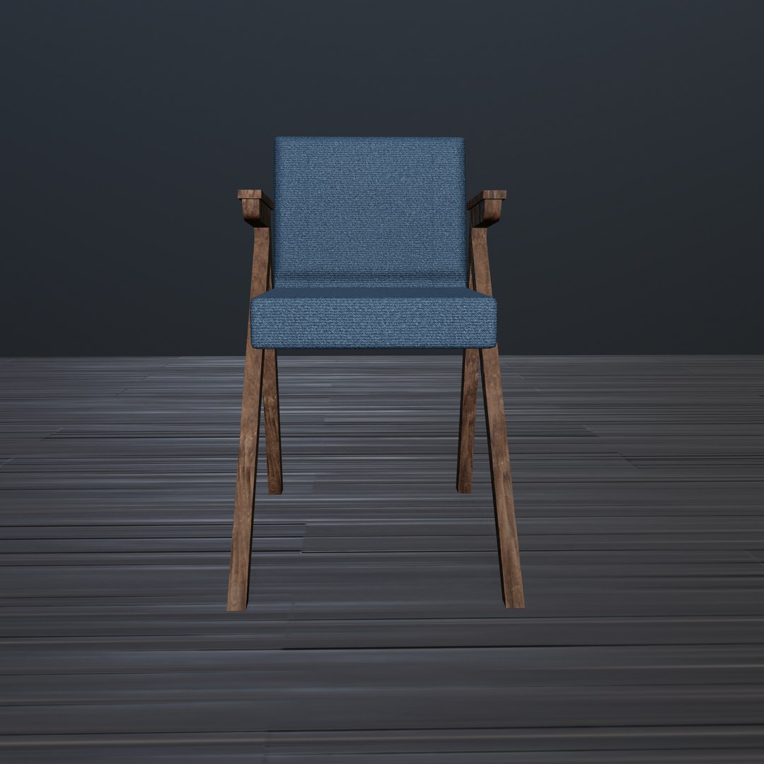 Chair low-poly 3D model - TurboSquid 2068424